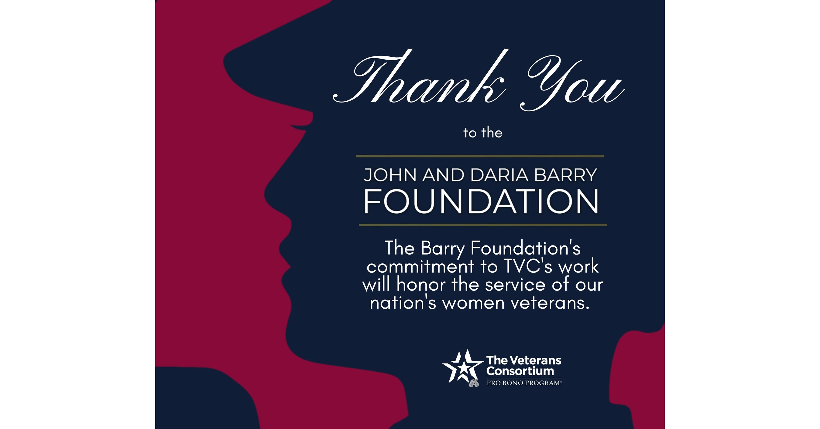The John and Daria Barry Foundation Funds The Veterans Consortium Pro ...