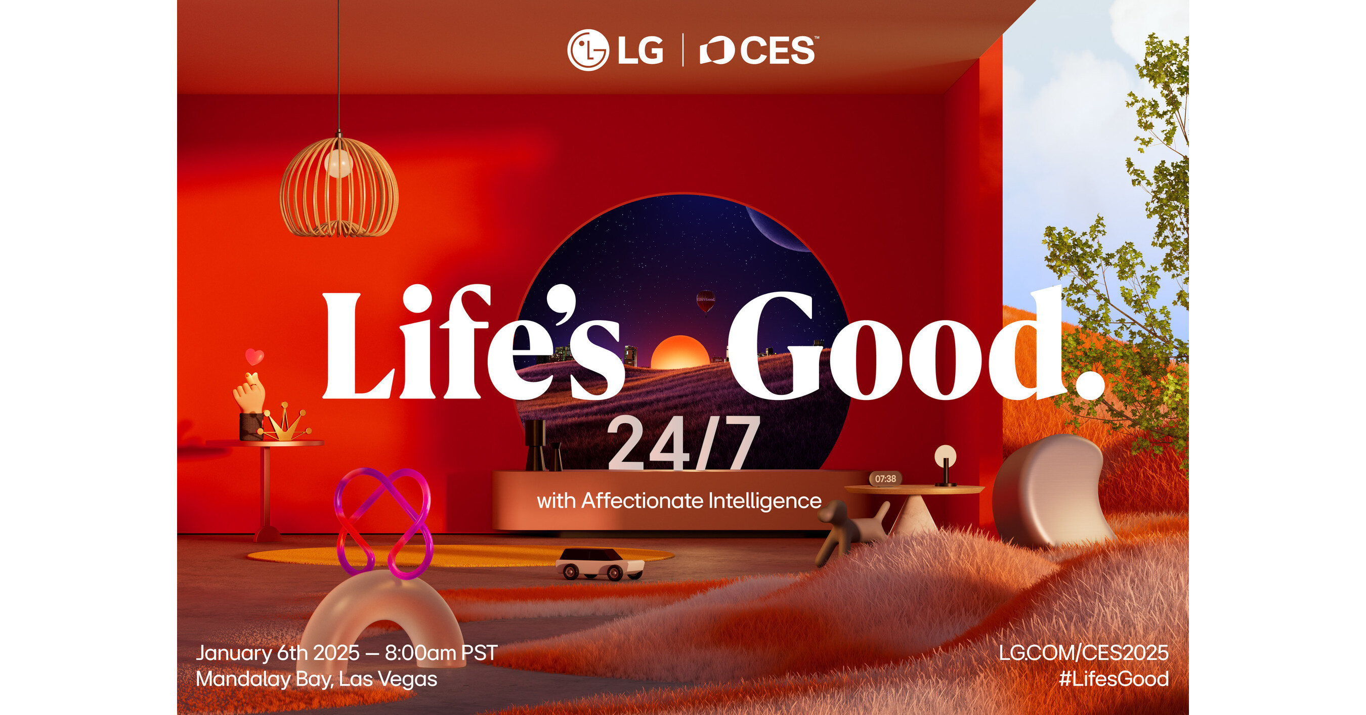 LG TO SHOWCASE "LIFE'S GOOD 24/7 WITH AFFECTIONATE INTELLIGENCE" AT CES ...