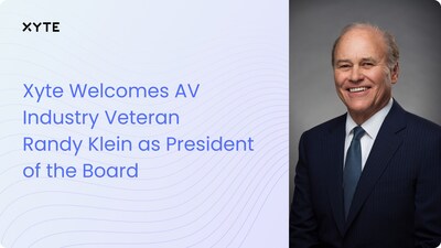 Xyte Welcomes AV Industry Veteran Randy Klein as President of the Board
