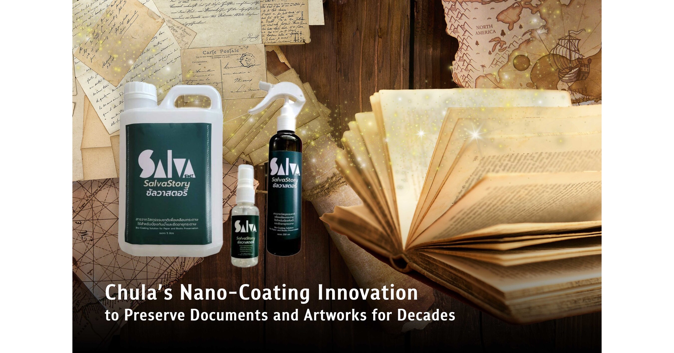 Chula's Nano-Coating Innovation to Preserve Documents and Artworks for Decades