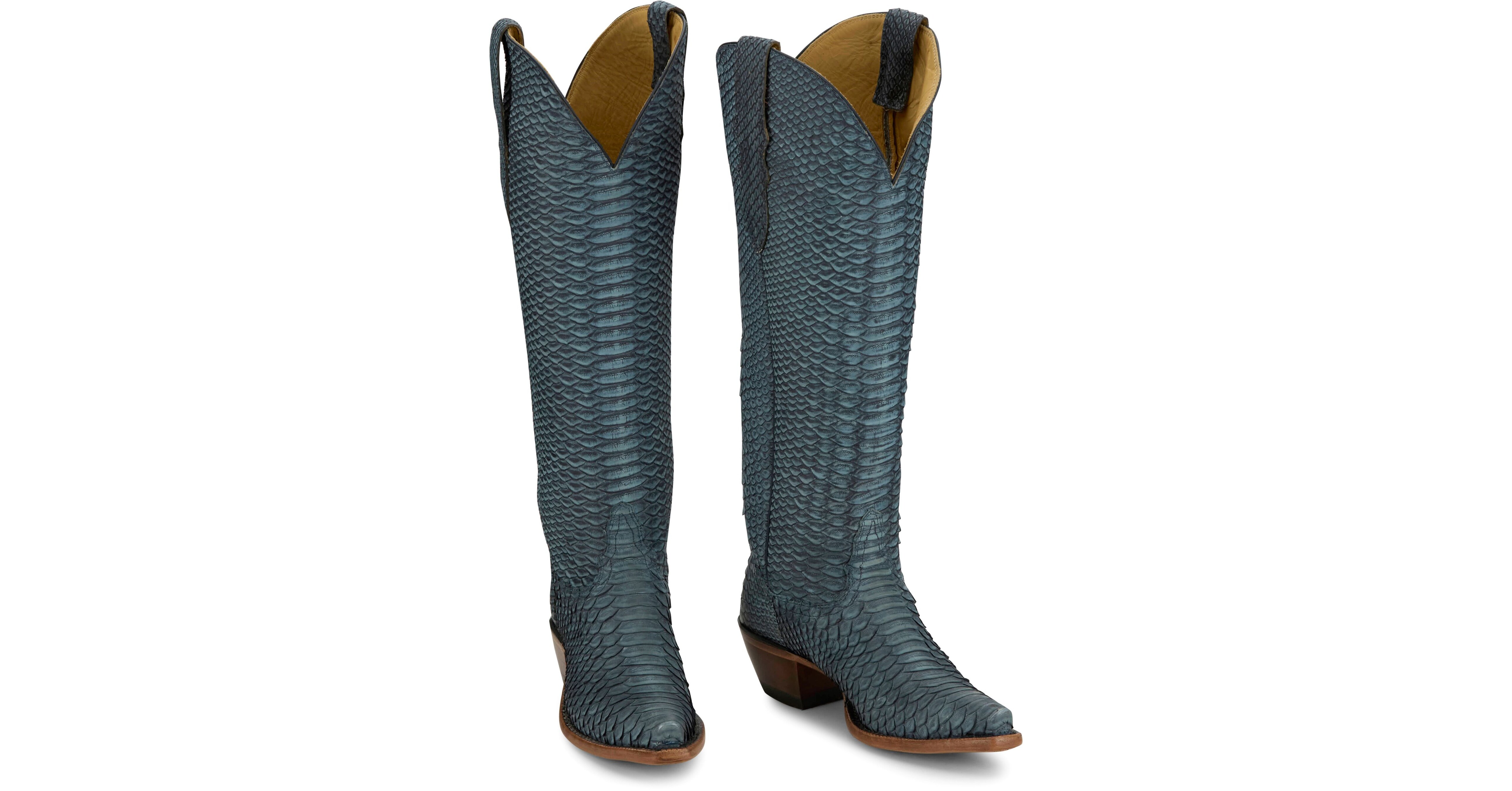 Tony Lama Introduces Python Snake Boots: Striking Luxury That Commands ...