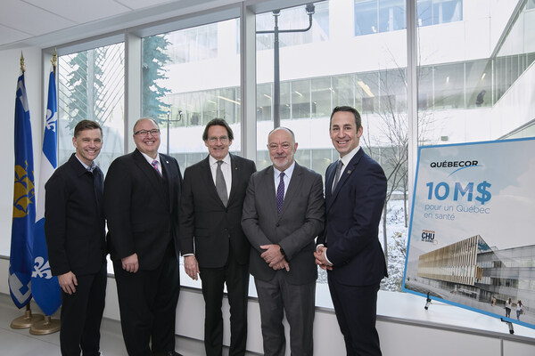 Quebecor makes historic $10 million donation to the Fondation du CHU de ...