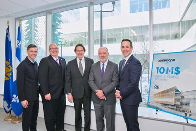 Un don historique de 10 M$ de Québecor à la Fondation du CHU de Québec