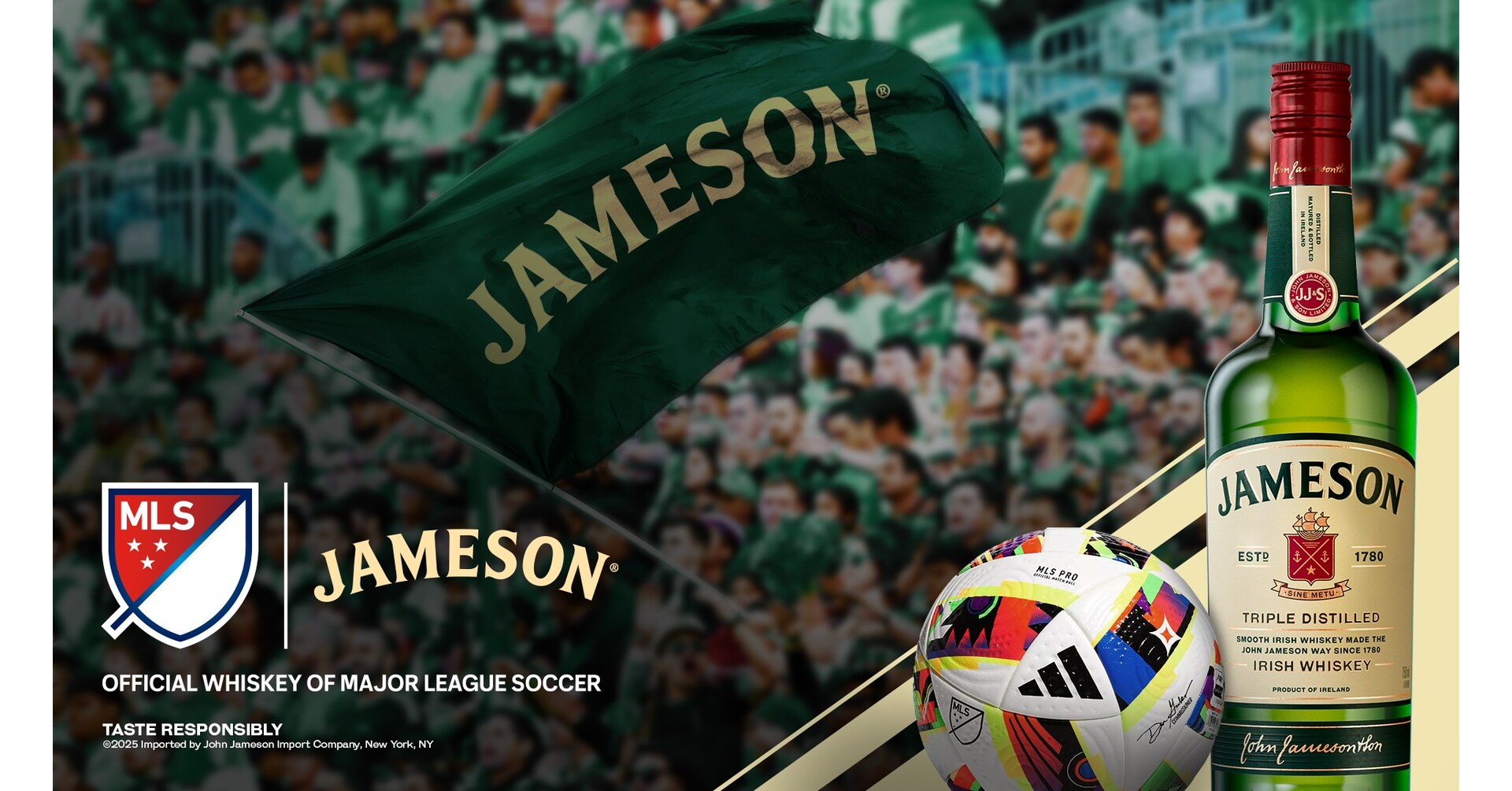 Jameson® Irish Whiskey Named Official Whiskey of Major League Soccer