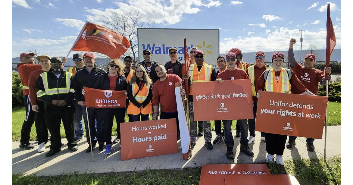 Unifor calls-out Walmart anti-union tactics