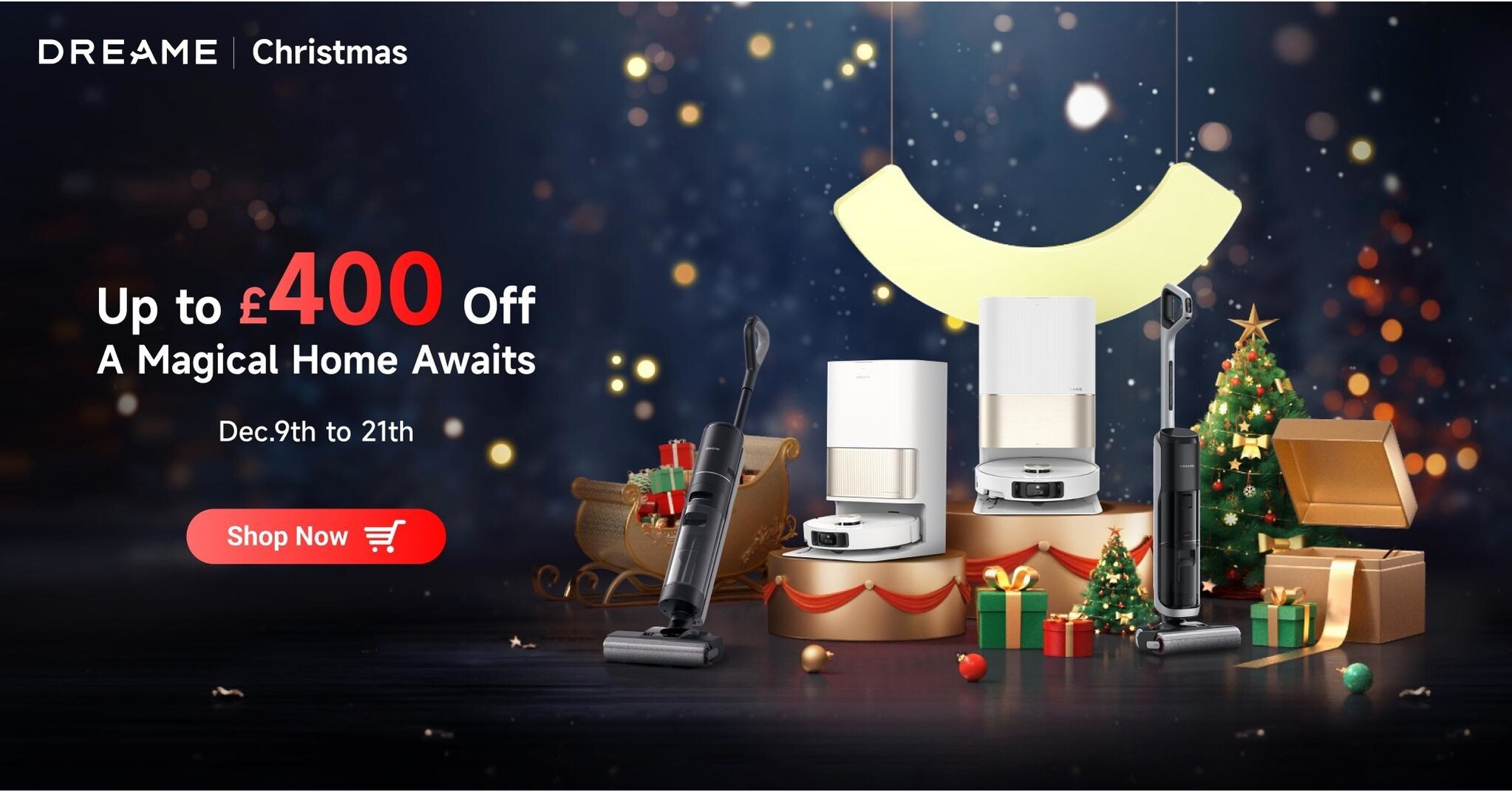 Dreame launches exclusive Christmas deals with up to £400 off