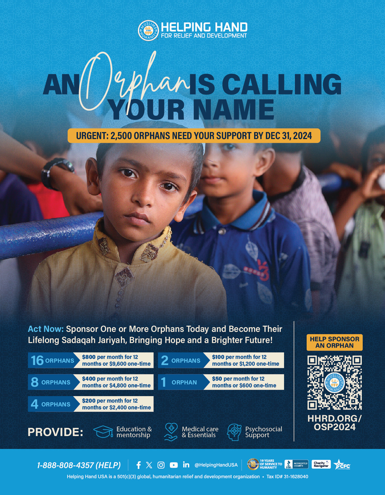 HHRD Launches $1.5 Million Campaign to Support 2,500 Orphans by ...