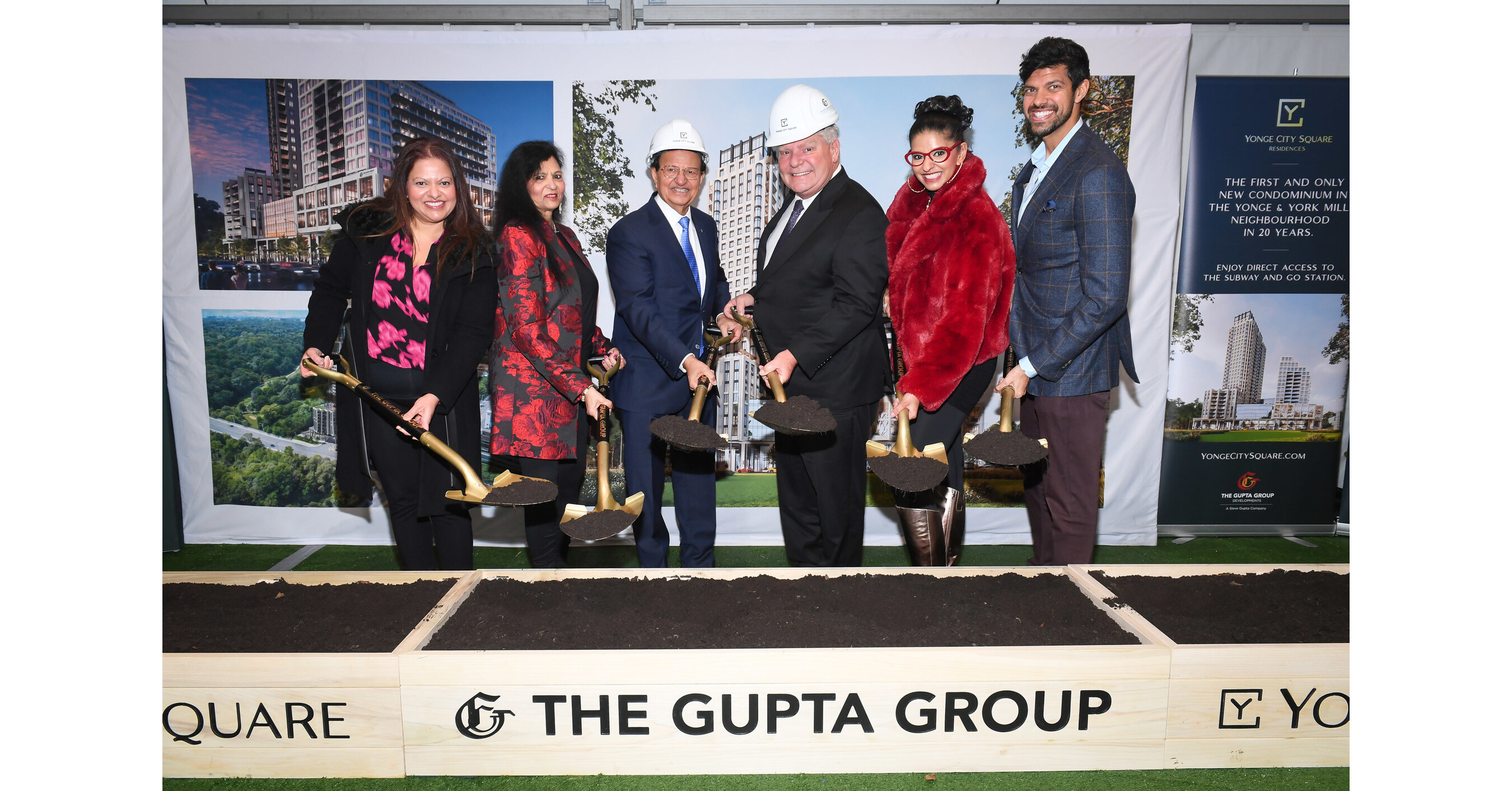 The Gupta Group Celebrates Groundbreaking of Yonge City Square with ...