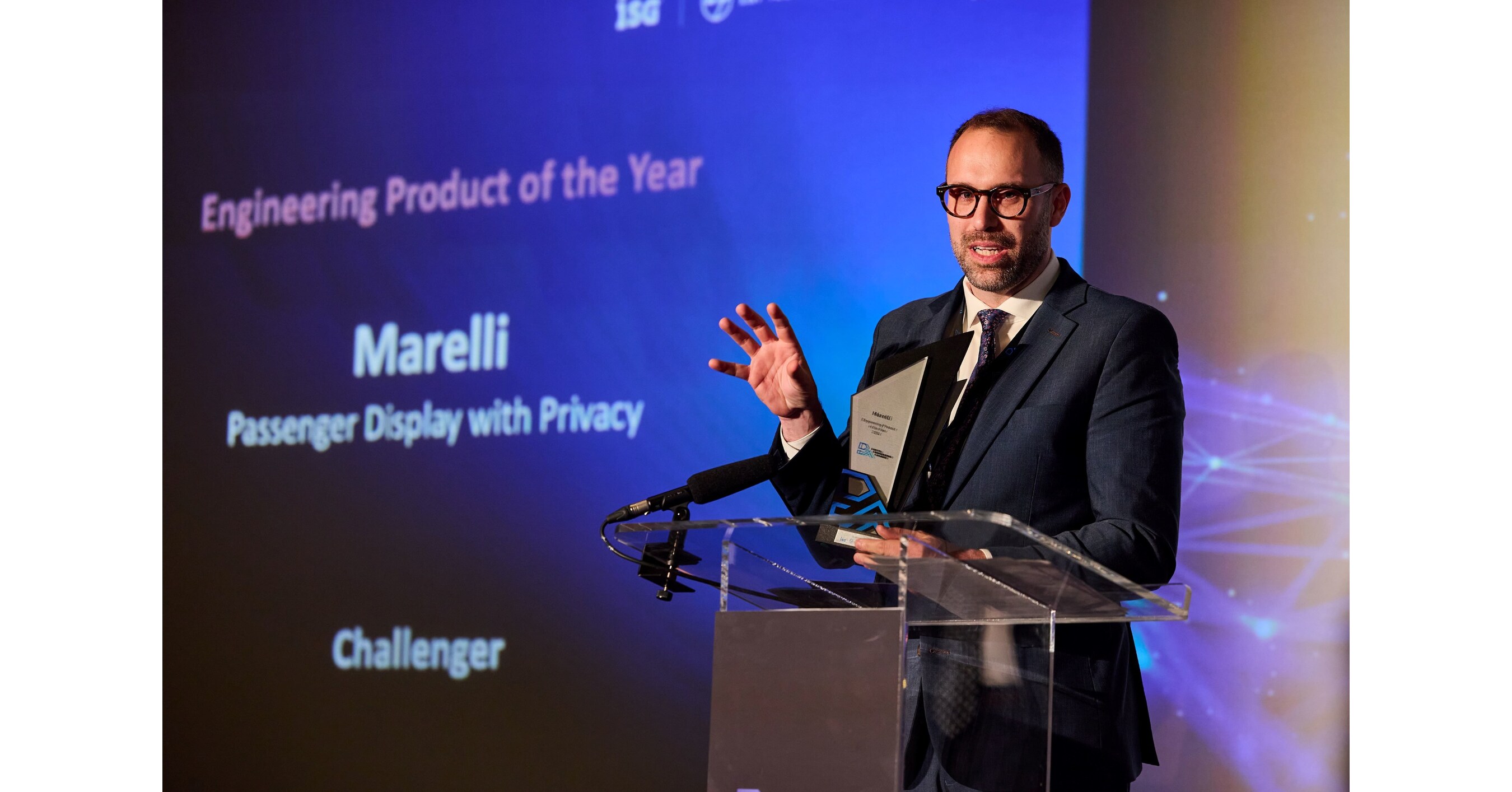 MARELLI'S PASSENGER DISPLAY WITH PRIVACY HONORED AT THE "DIGITAL ...