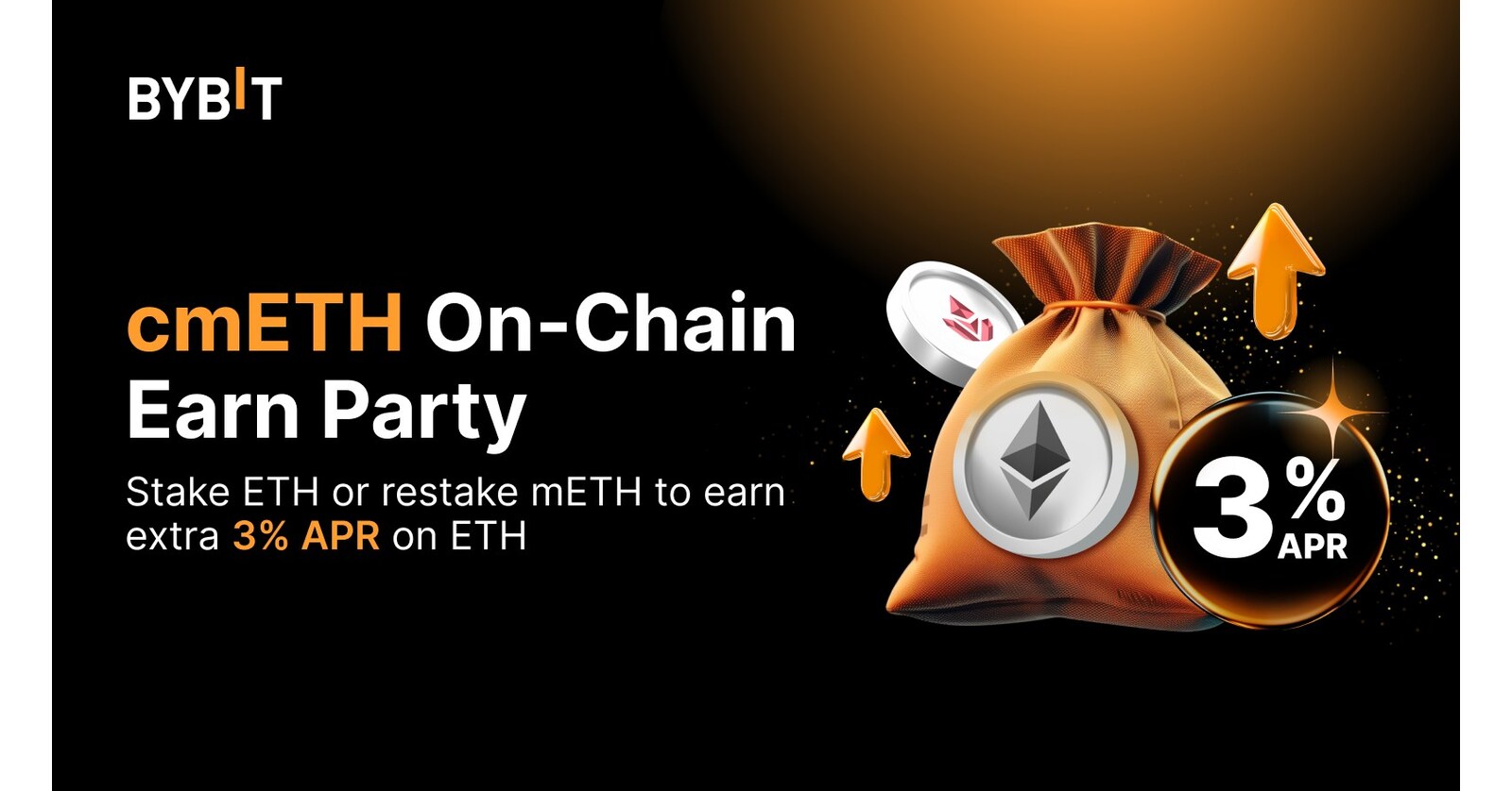 Bybit Launches On-Chain Earn: Up to 3% APR with $cmETH and Guaranteed ...