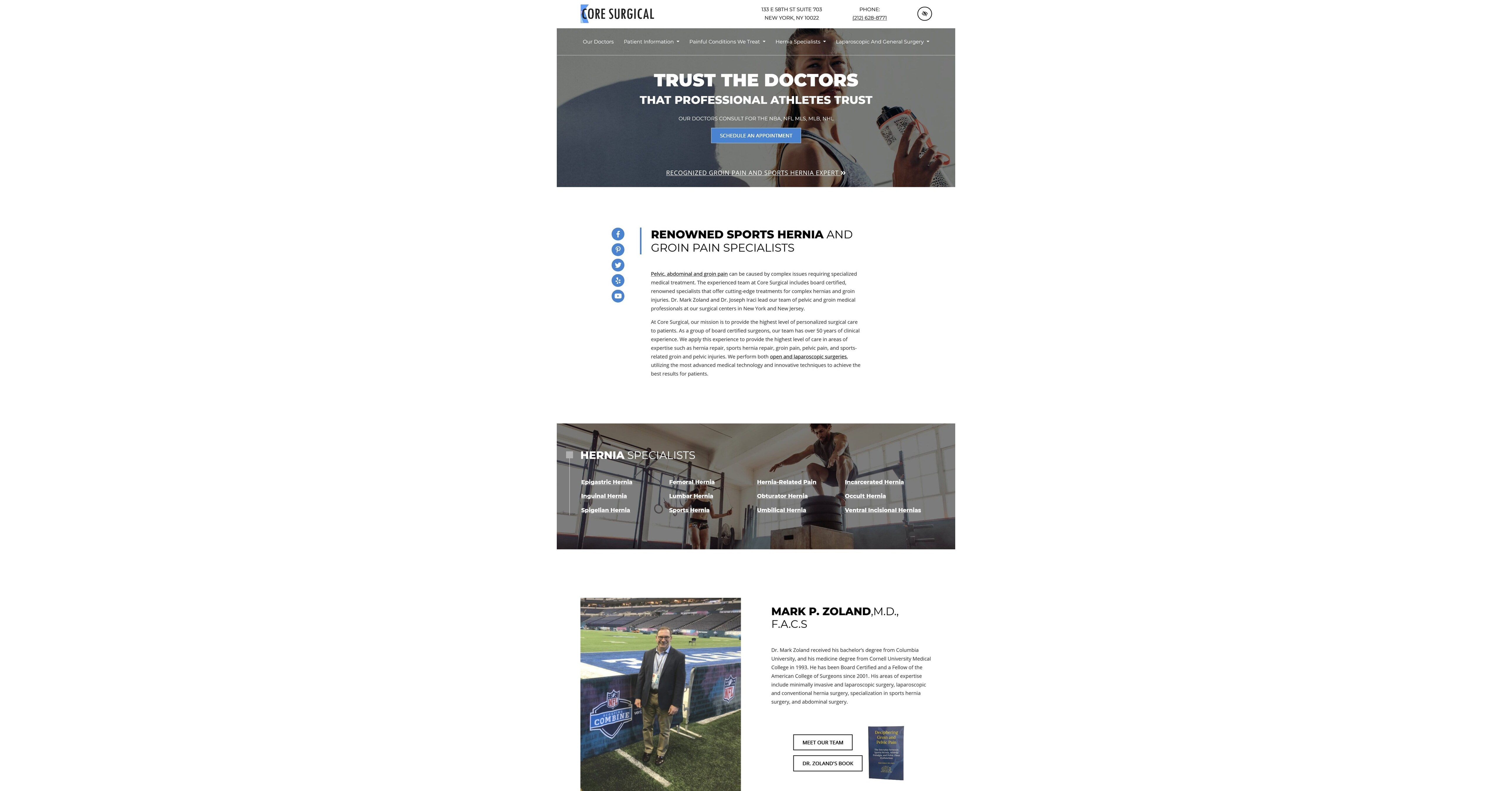 New York's Top Hernia and Core Surgeon, Dr. Mark Zoland, Presented at ...