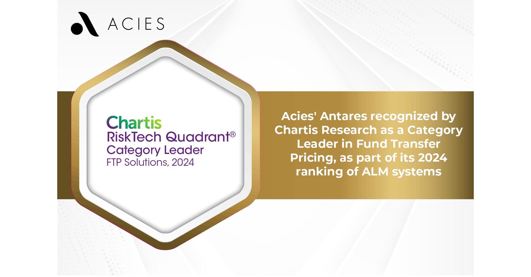 Acies' Antares recognized as a Category Leader by Chartis Research in ...