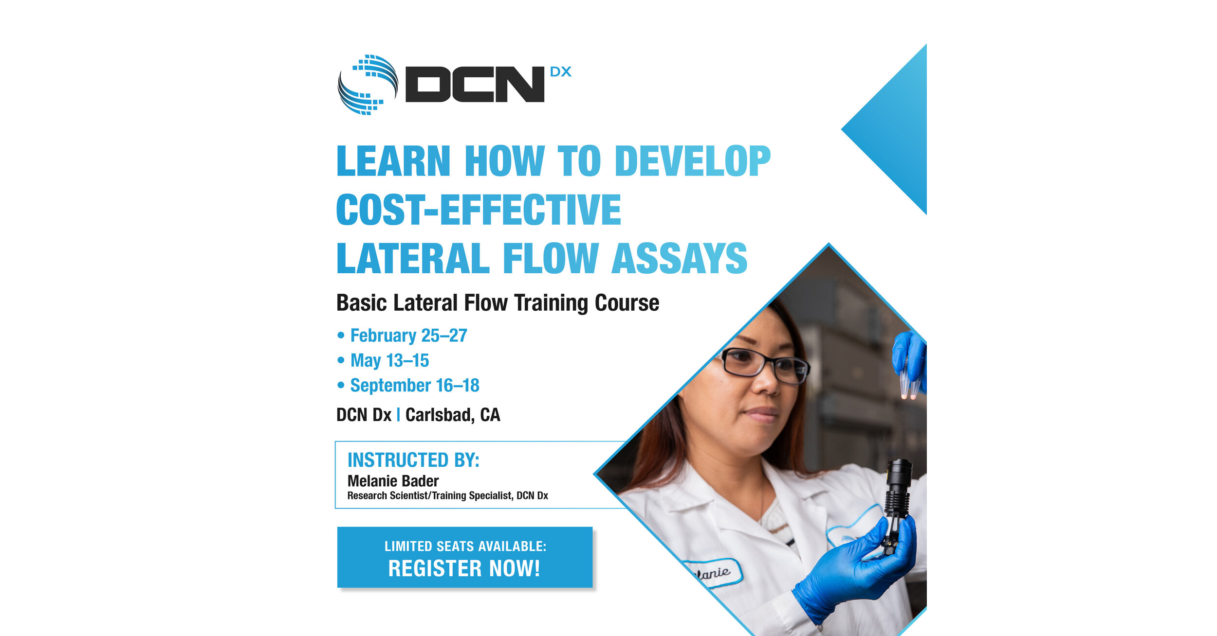 DCN Dx Announces 2025 Basic Lateral Flow Training Course Dates