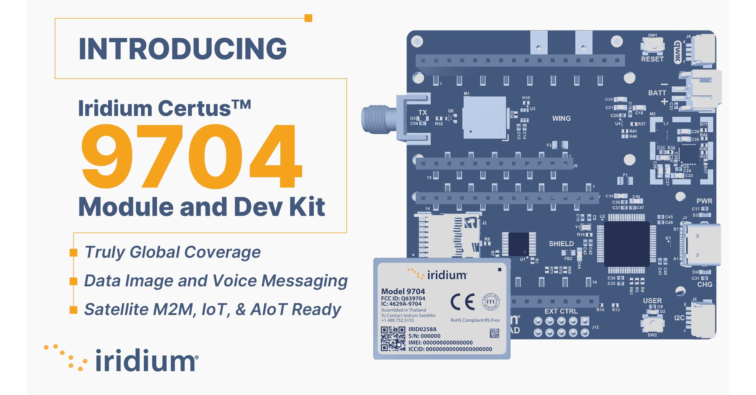 Iridium Transforms Satellite IoT with the Launch of Revolutionary ...