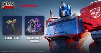 Puzzles & Survival × TRANSFORMERS Collaboration! Optimus Prime and ...
