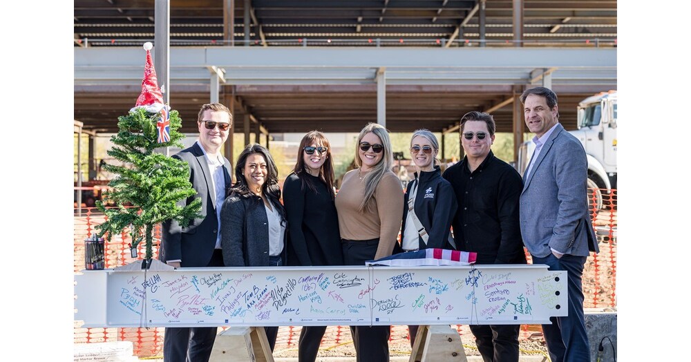 PMB and Abrazo Health celebrate the steel topping-out on the first ...