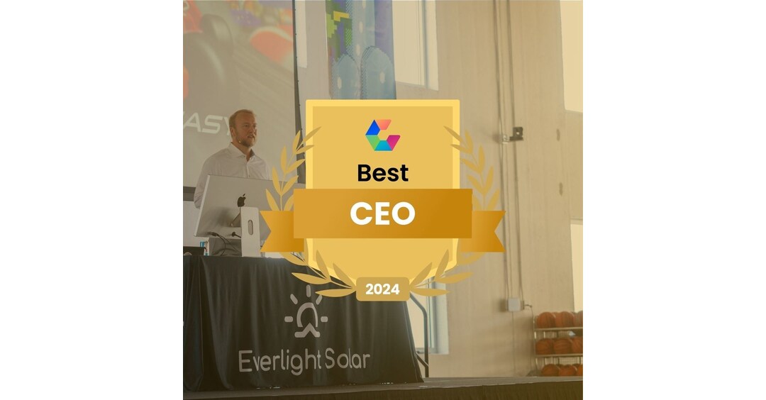 Everlight Solar Wins Comparably's 2024 Best CEO Award
