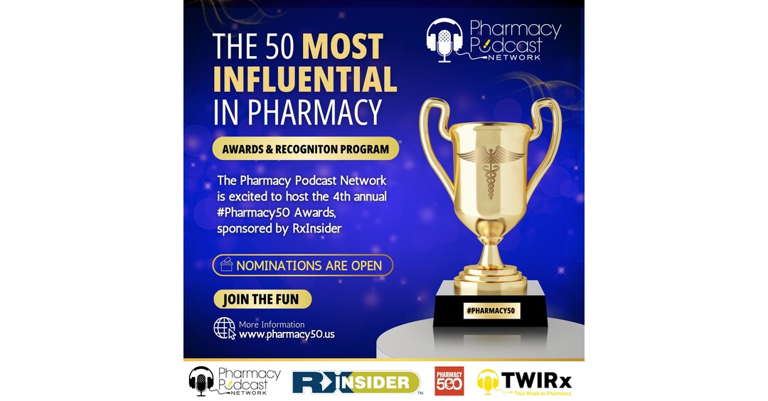Voting for the 50 Most Influential Leaders in Pharmacy Ends December 20th
