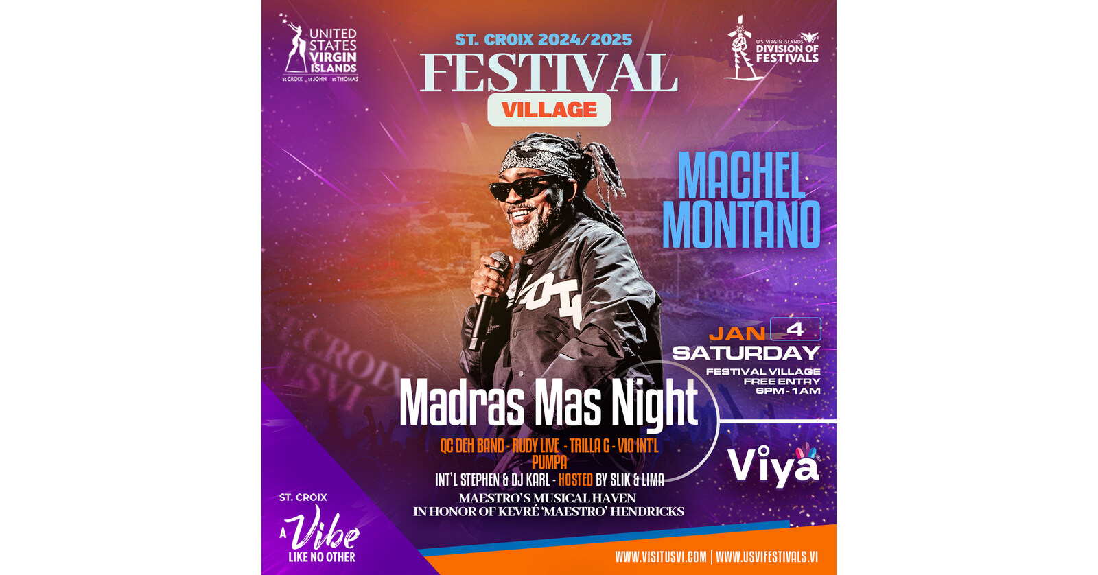 U.S. Virgin Islands Announces Updated Carnival Schedule and Performance ...