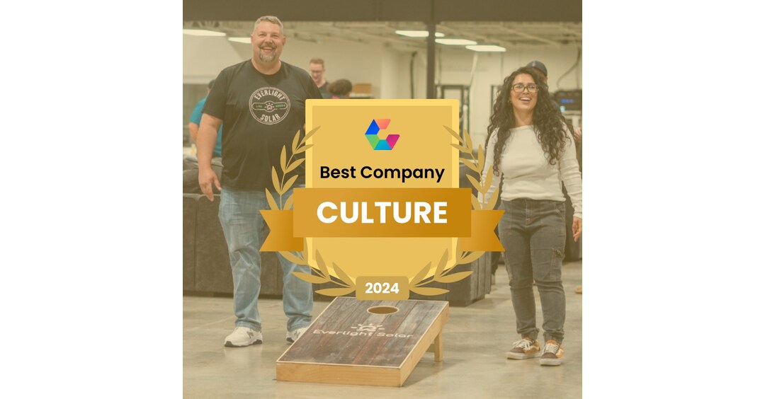 Everlight Solar Wins Comparably's 2024 Best Company Culture Award