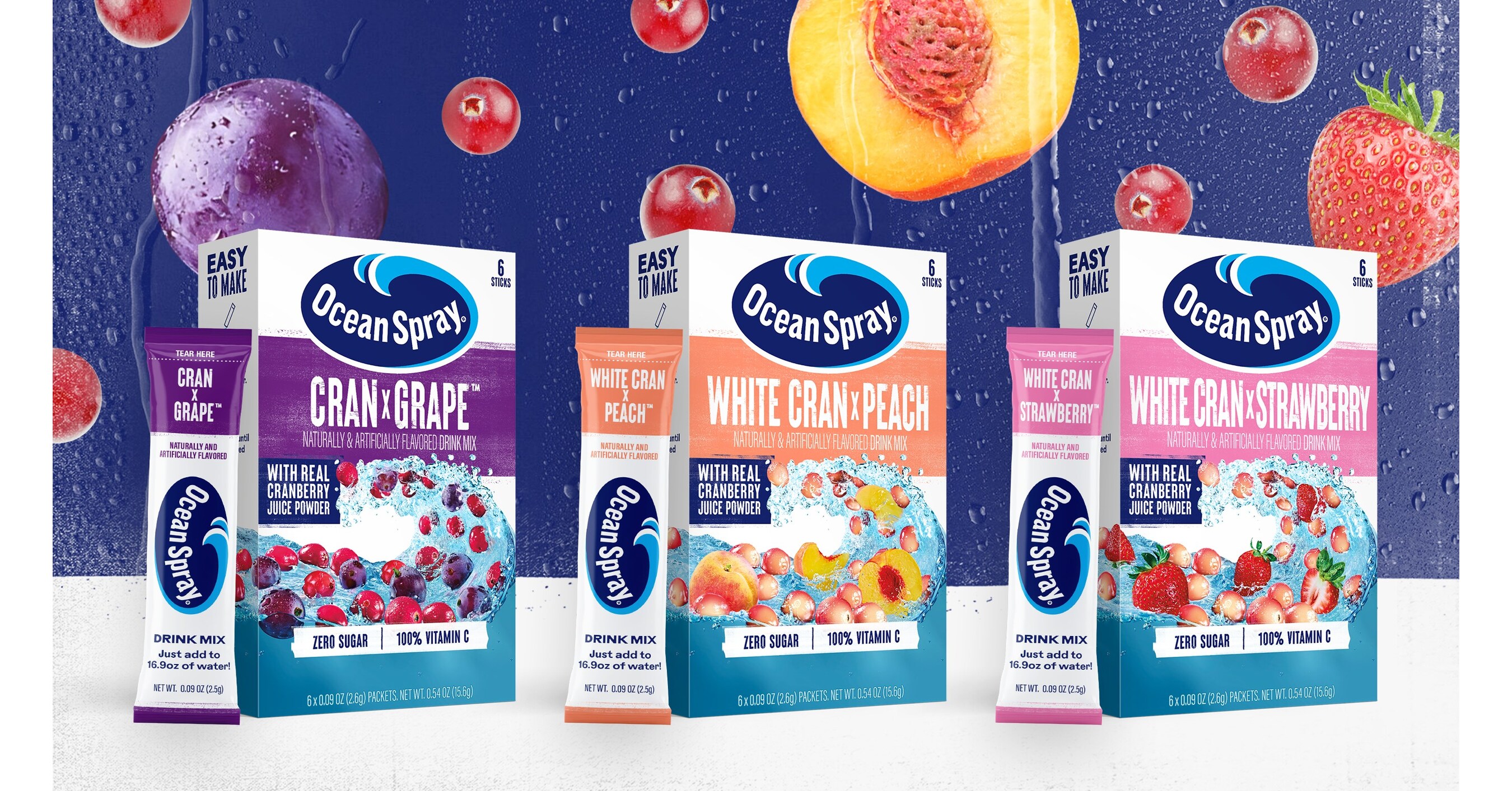 Ocean Spray® Partners with Dyla Brands to Launch On-The-Go Drink Mixes