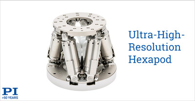 New High Accuracy Hexapod for Optics and Photonics Alignment is Compact