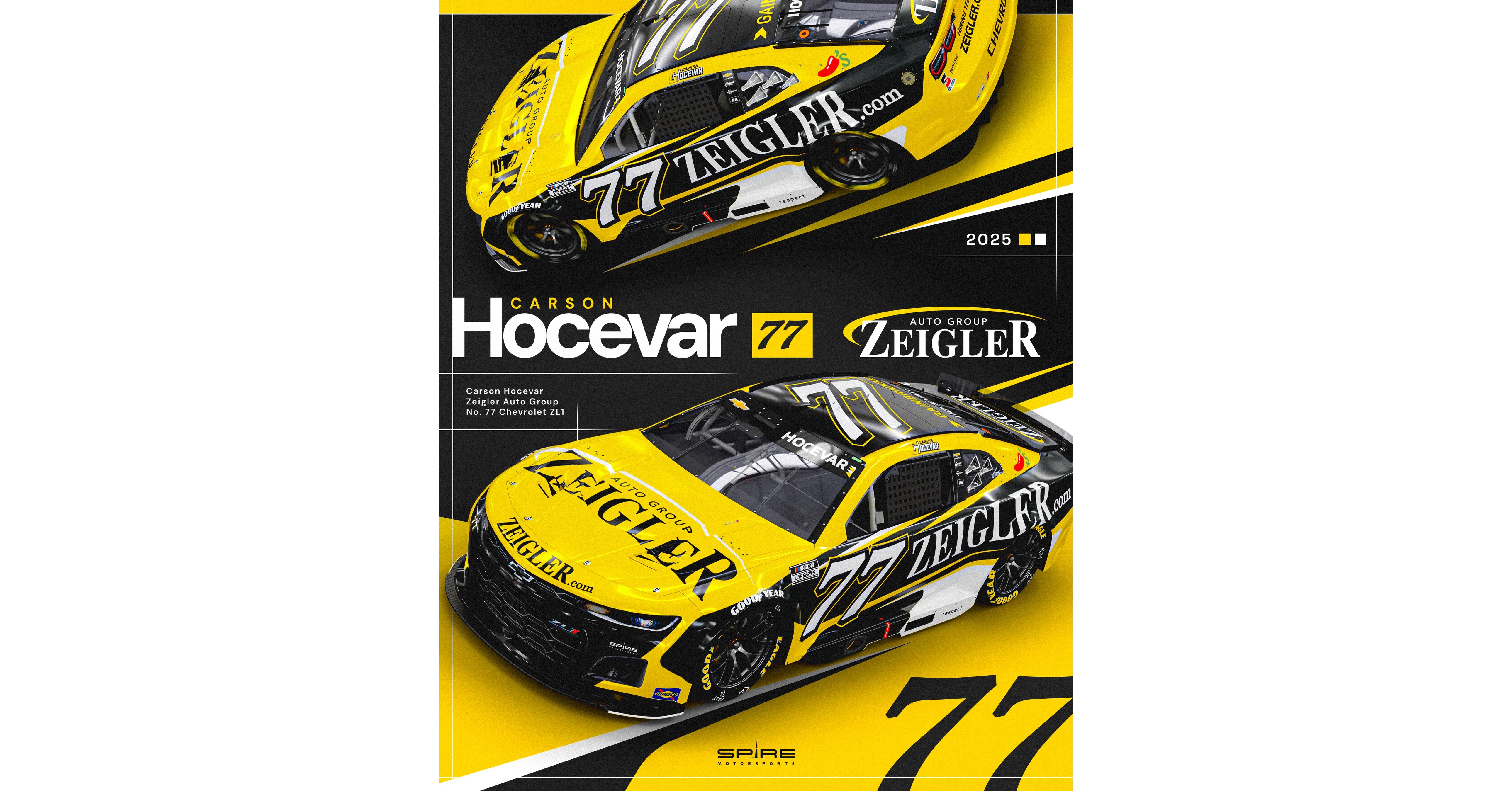 ZEIGLER AUTO GROUP ANNOUNCES 2025 NASCAR CUP SERIES CAMPAIGN WITH SPIRE ...