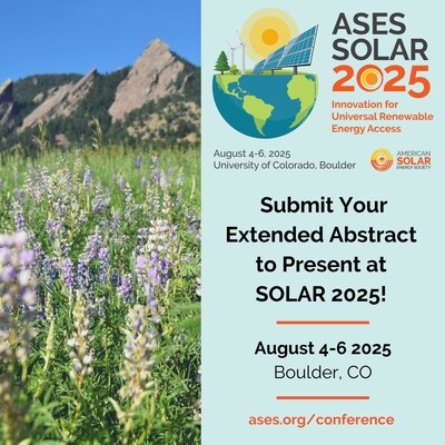 January 15 Deadline for 2025 Solar Conference Abstracts and Nominations ...
