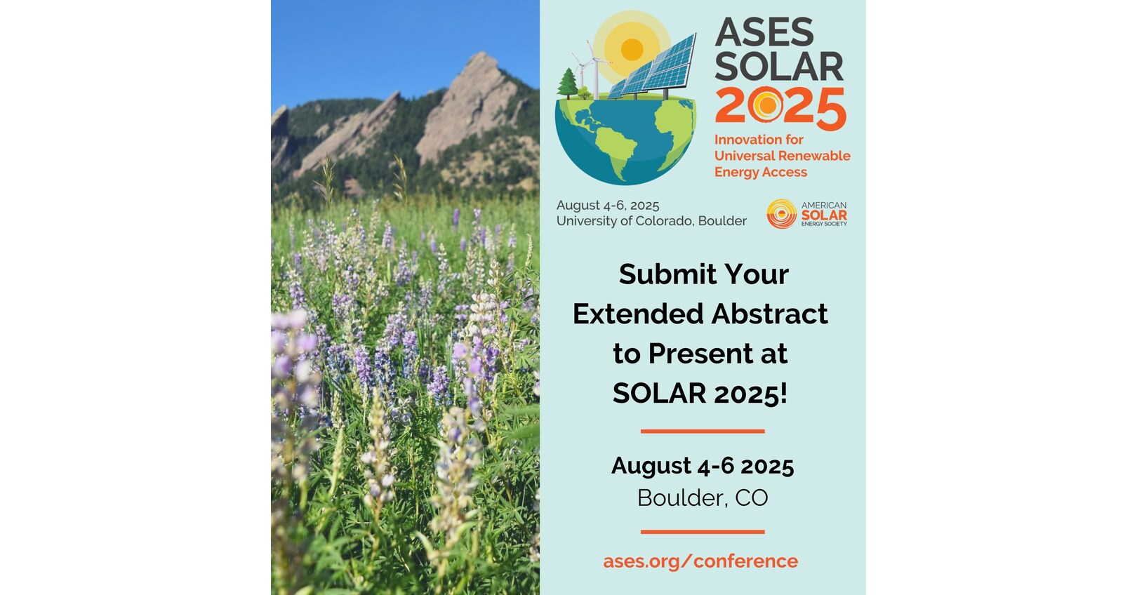 January 15 Deadline for 2025 Solar Conference Abstracts and Nominations ...