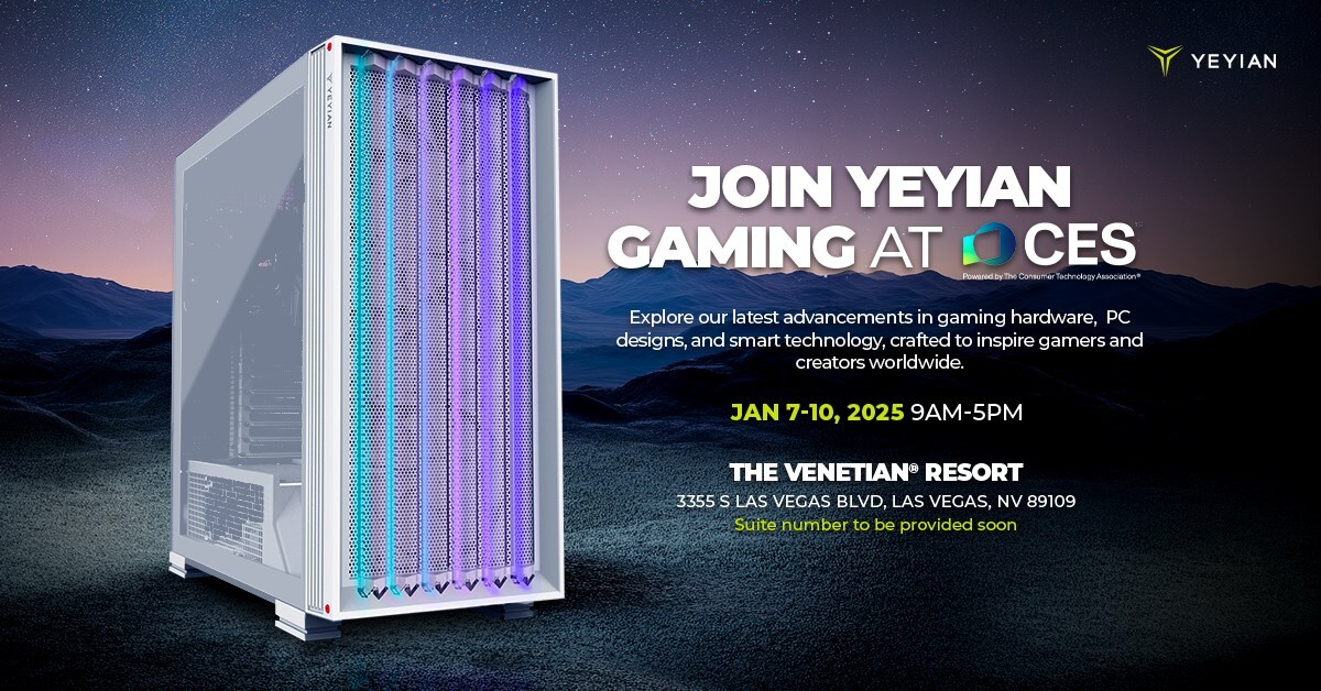 YEYIAN GAMING Showcases Groundbreaking Gaming PCs, Monitors, Desks, and ...