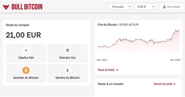 BULL BITCOIN EST DÉSORMAIS DISPONIBLE EN EUROPE