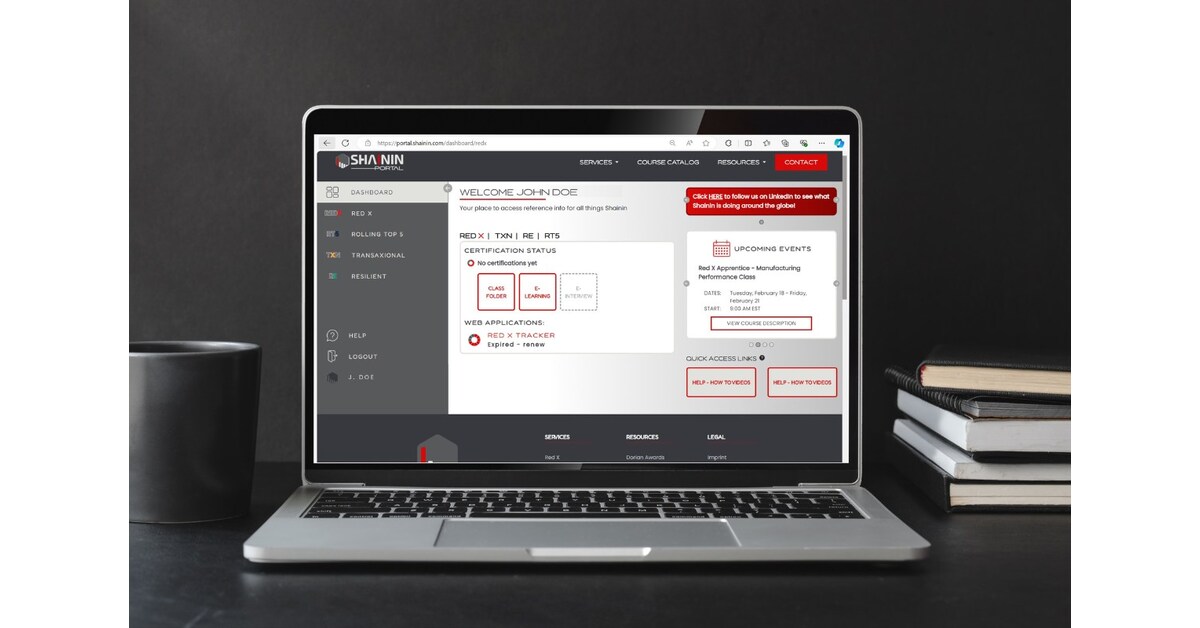 Shainin Completes Multi-Year Rebrand with Launch of the Shainin Portal