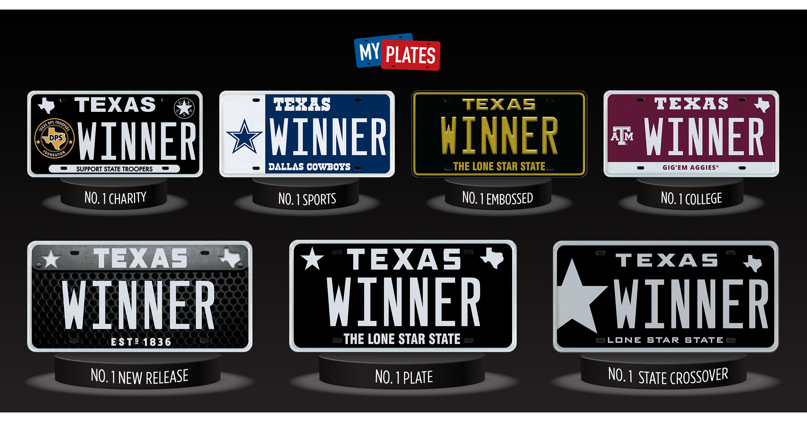 My Plates Unveils the Top Selling Specialty License Plate Designs for 2024!
