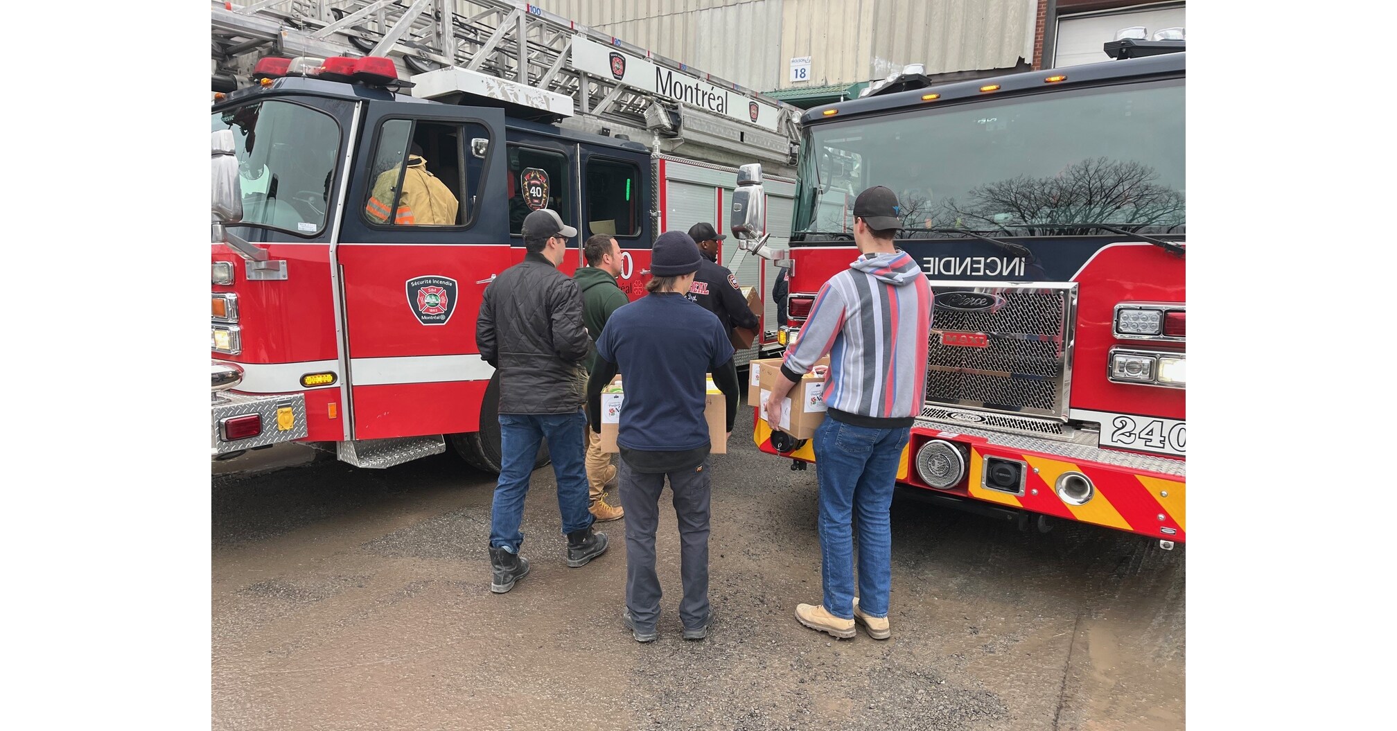 Montreal firefighters make thousands of children happy and 1,300 ...