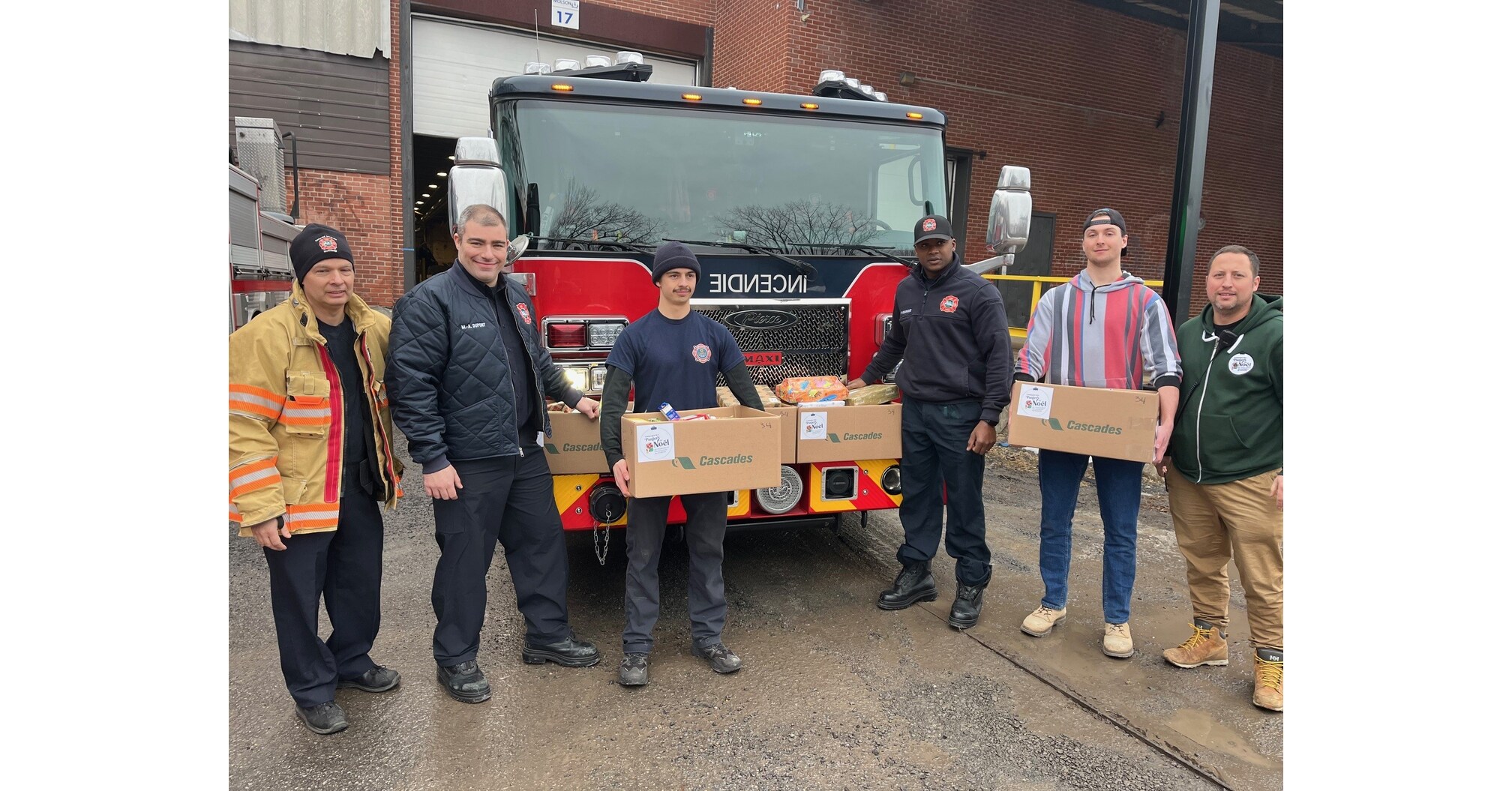 Montreal firefighters make thousands of children happy and 1,300 ...