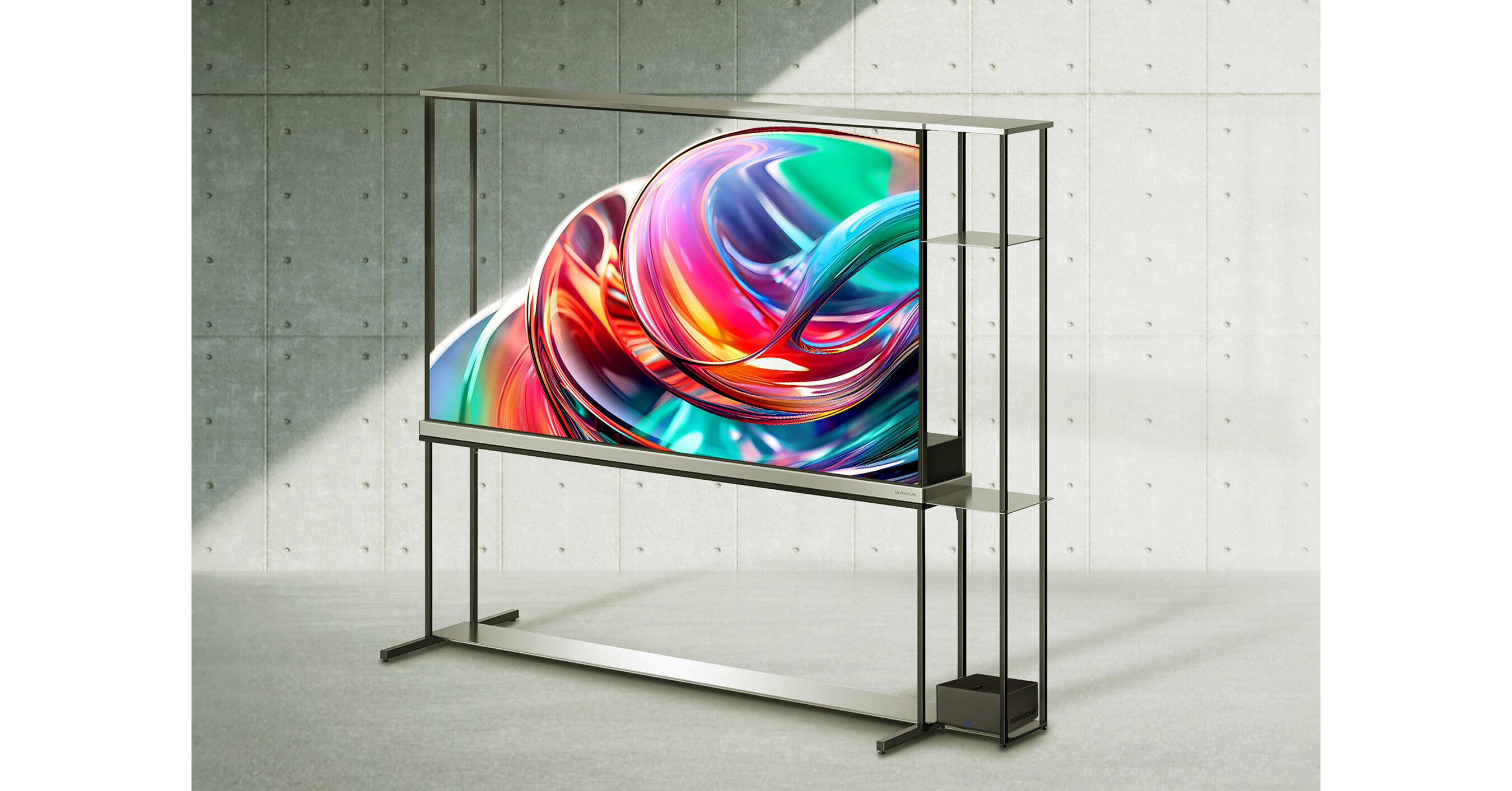 LG's WORLD-FIRST TRANSPARENT OLED TV WITH TRUE WIRELESS VIDEO & AUDIO ...