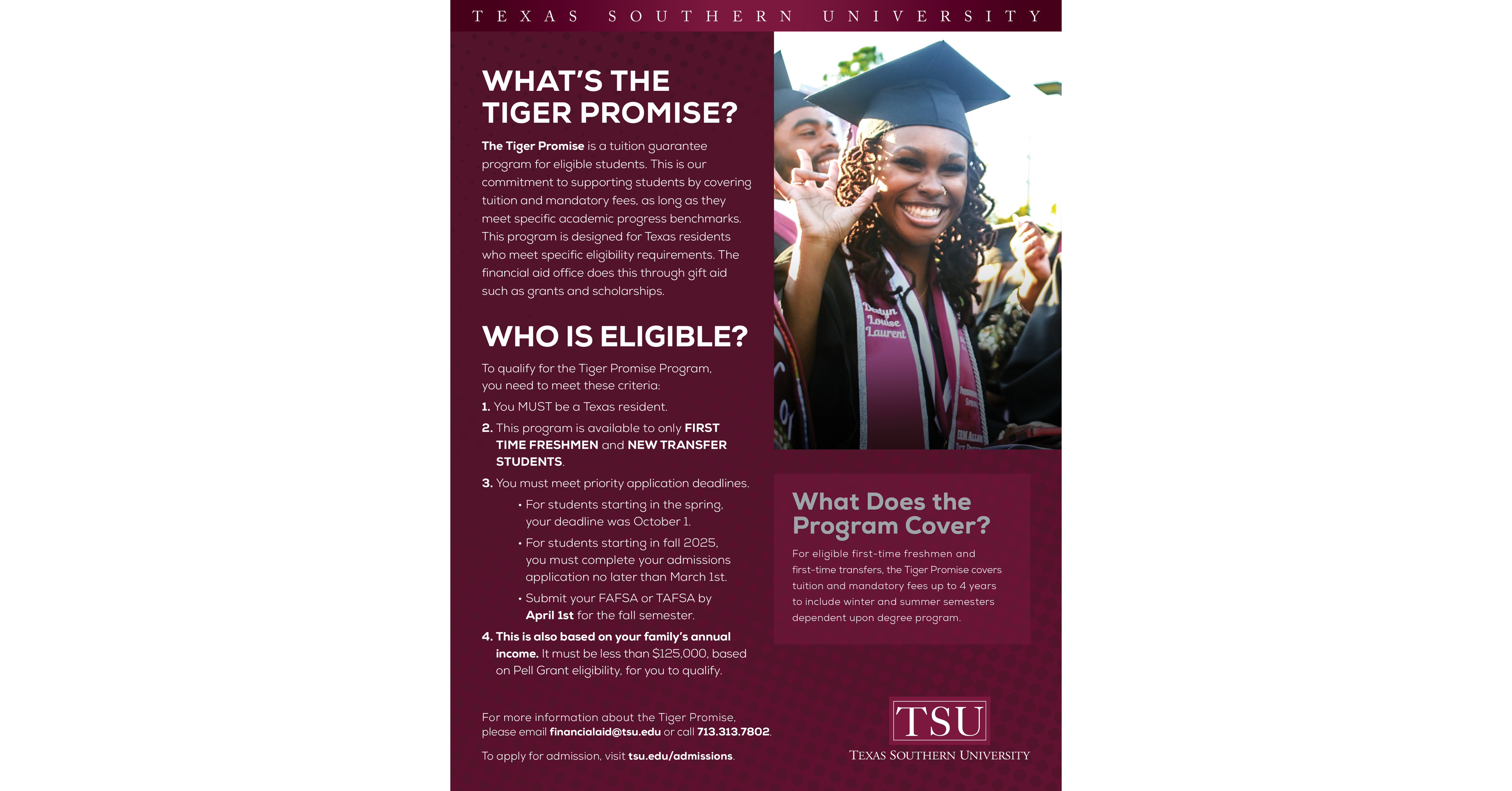 Texas Southern University Introduces the Tiger Promise for Texas ...