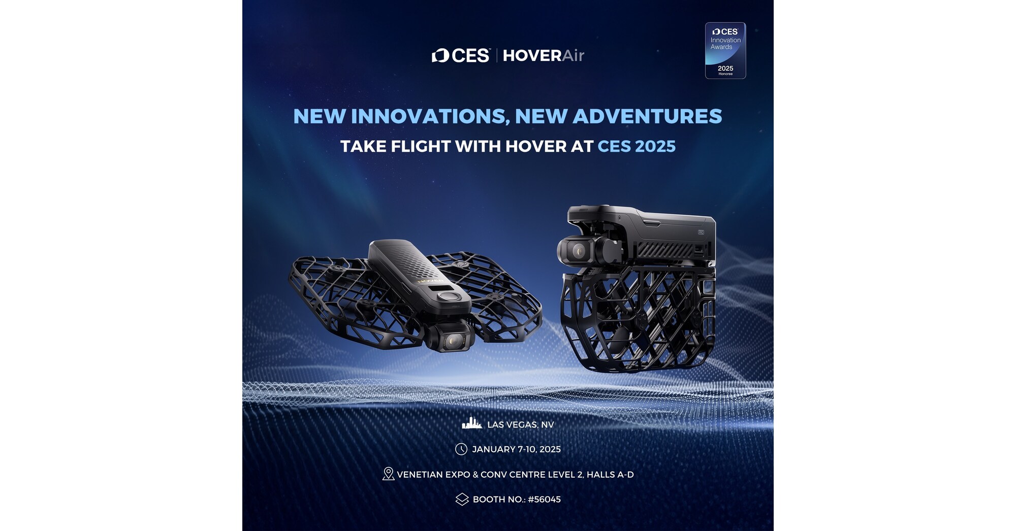 Zero Zero Robotics showcases bestselling HOVERAir X1 series at CES 2025