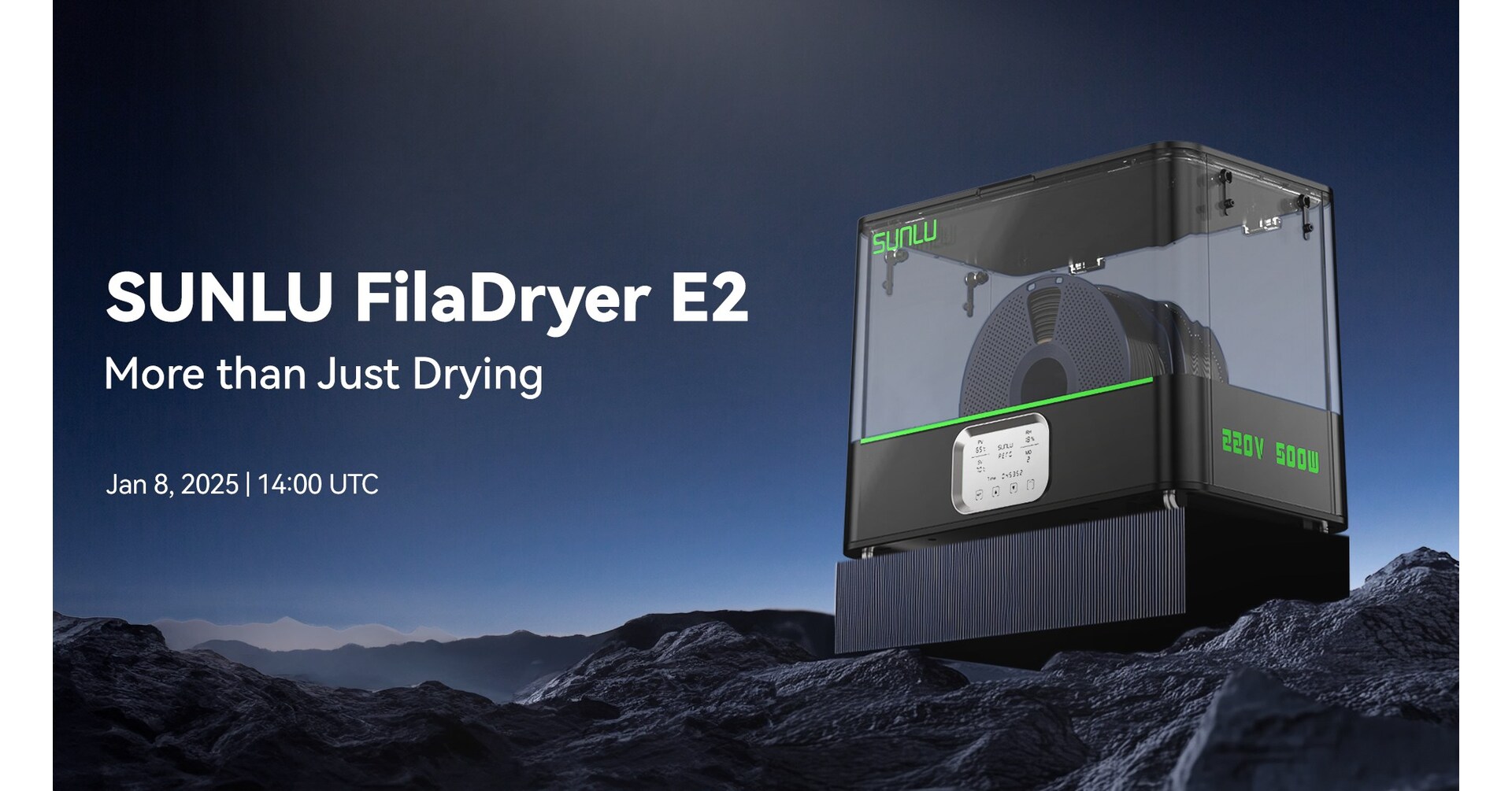 SUNLU FilaDryer E2: Born for Engineering Materials