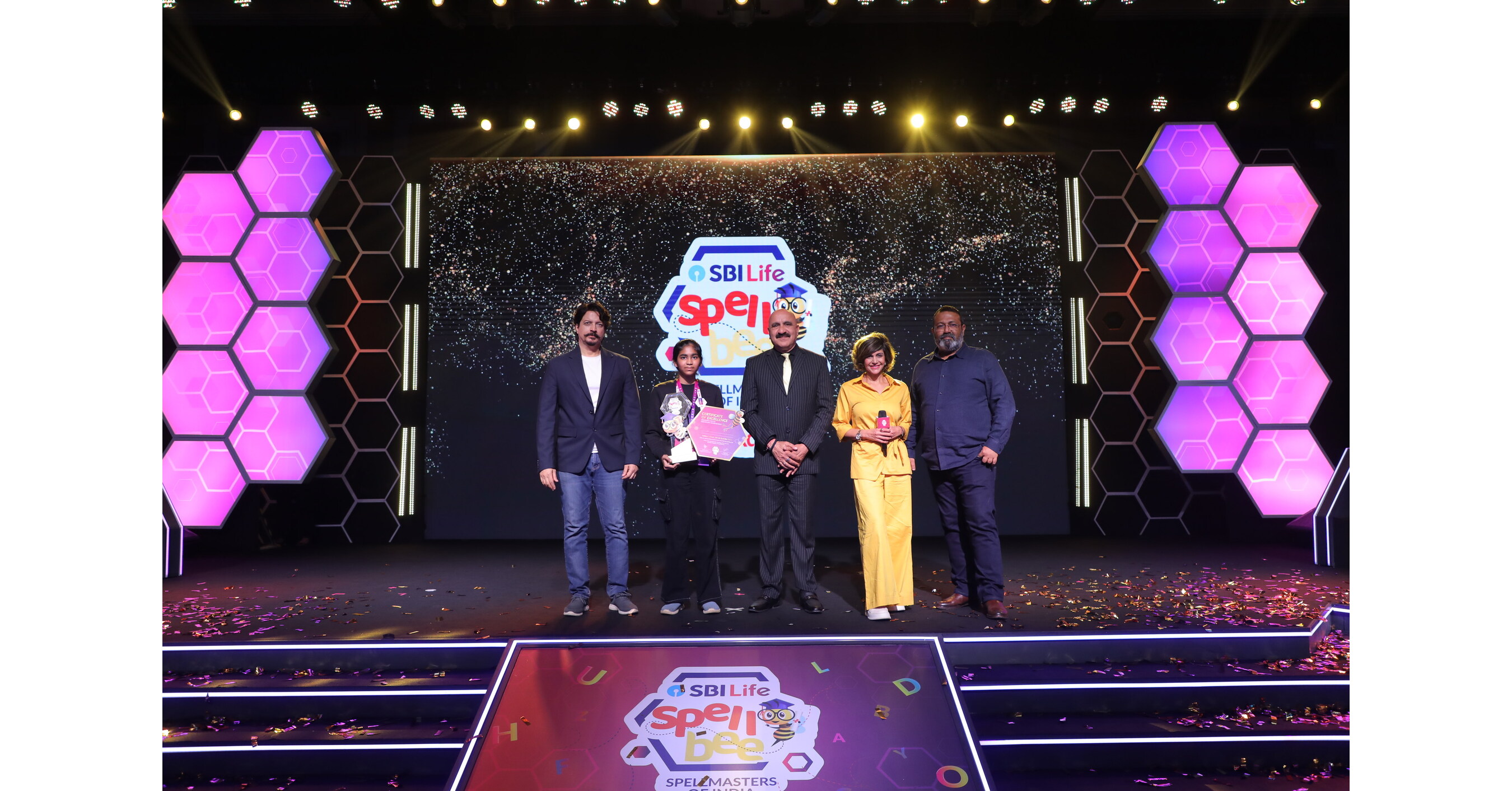 Chaya M V of Bengaluru bags the 'Spell Master of India' Title at SBI ...