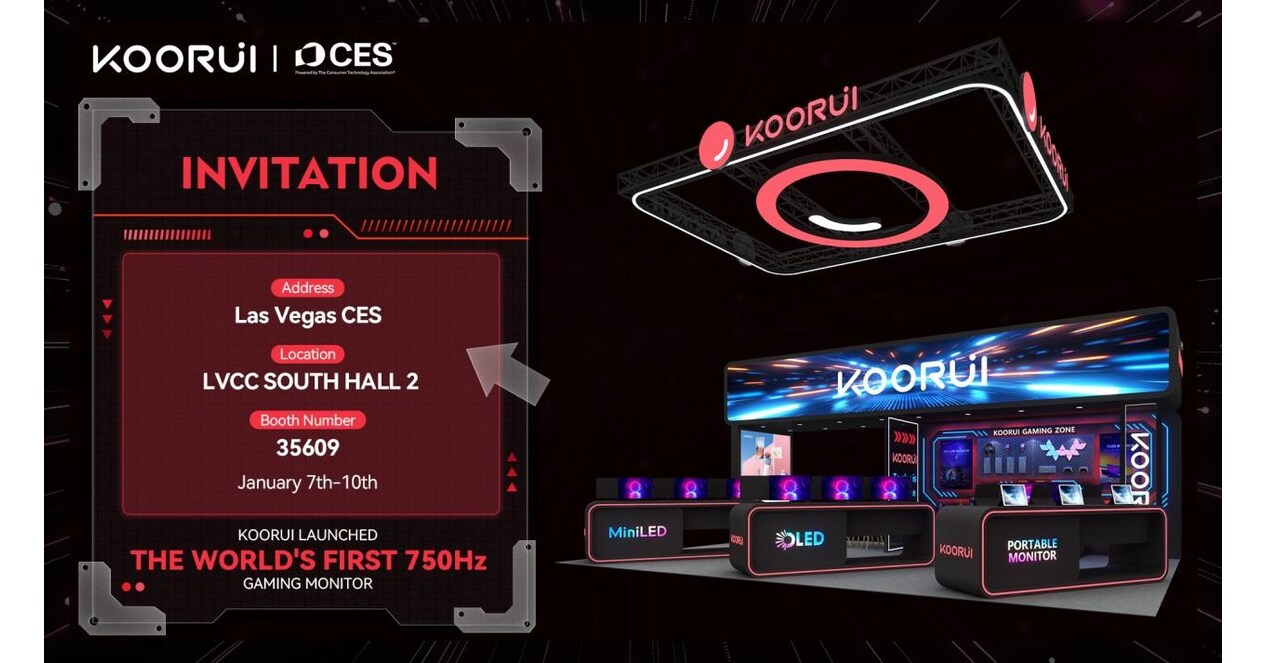 KOORUI to Unveil the World's First Monitor with a 750Hz Refresh Rate at ...