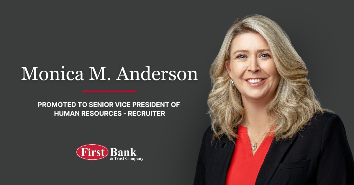 Monica M. Anderson Promoted to Senior Vice President/Human Resources Manager - Recruiter at ...