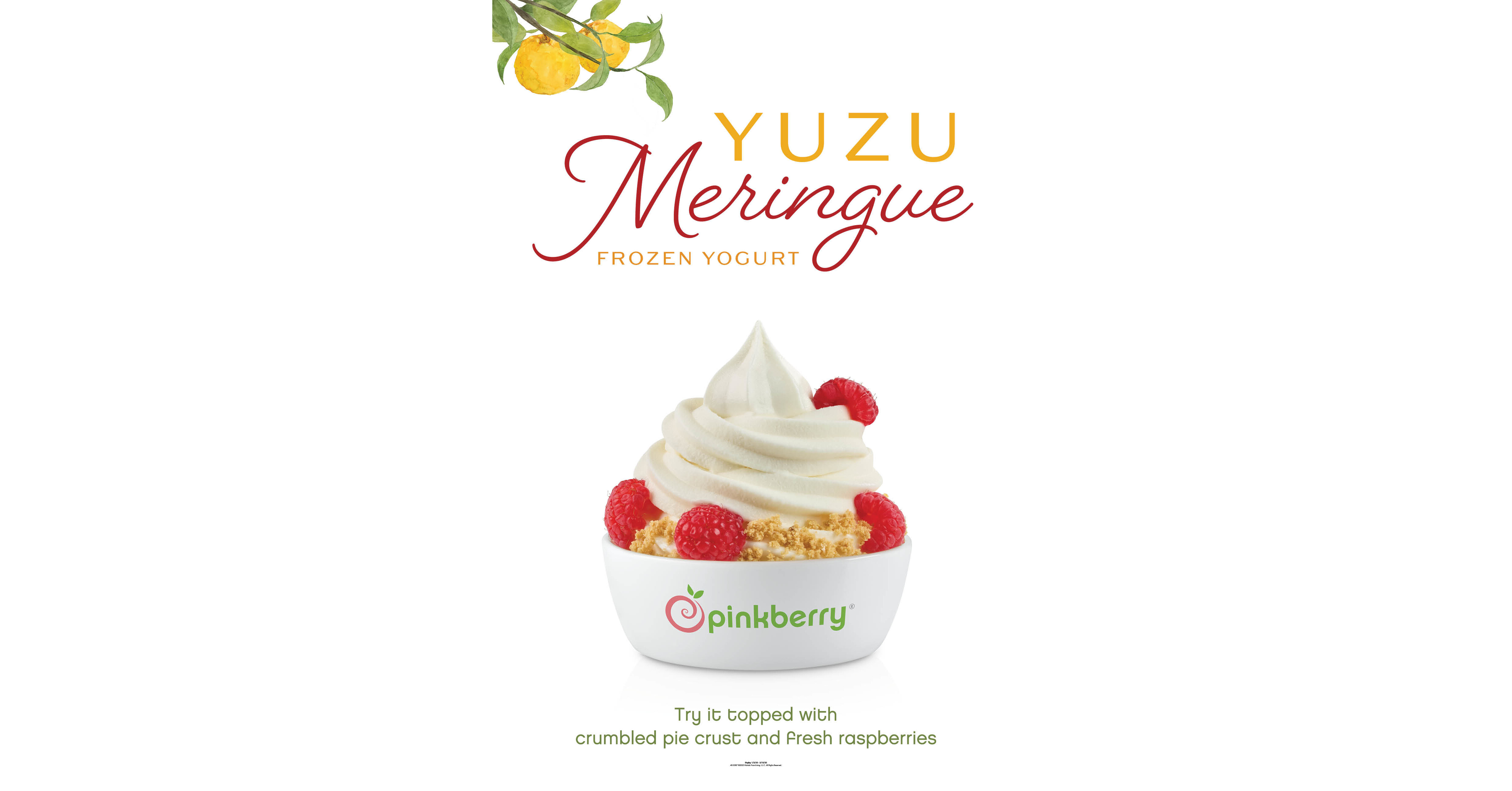 Pinkberry Rings in the New Year with Yuzu Meringue Frozen Yogurt