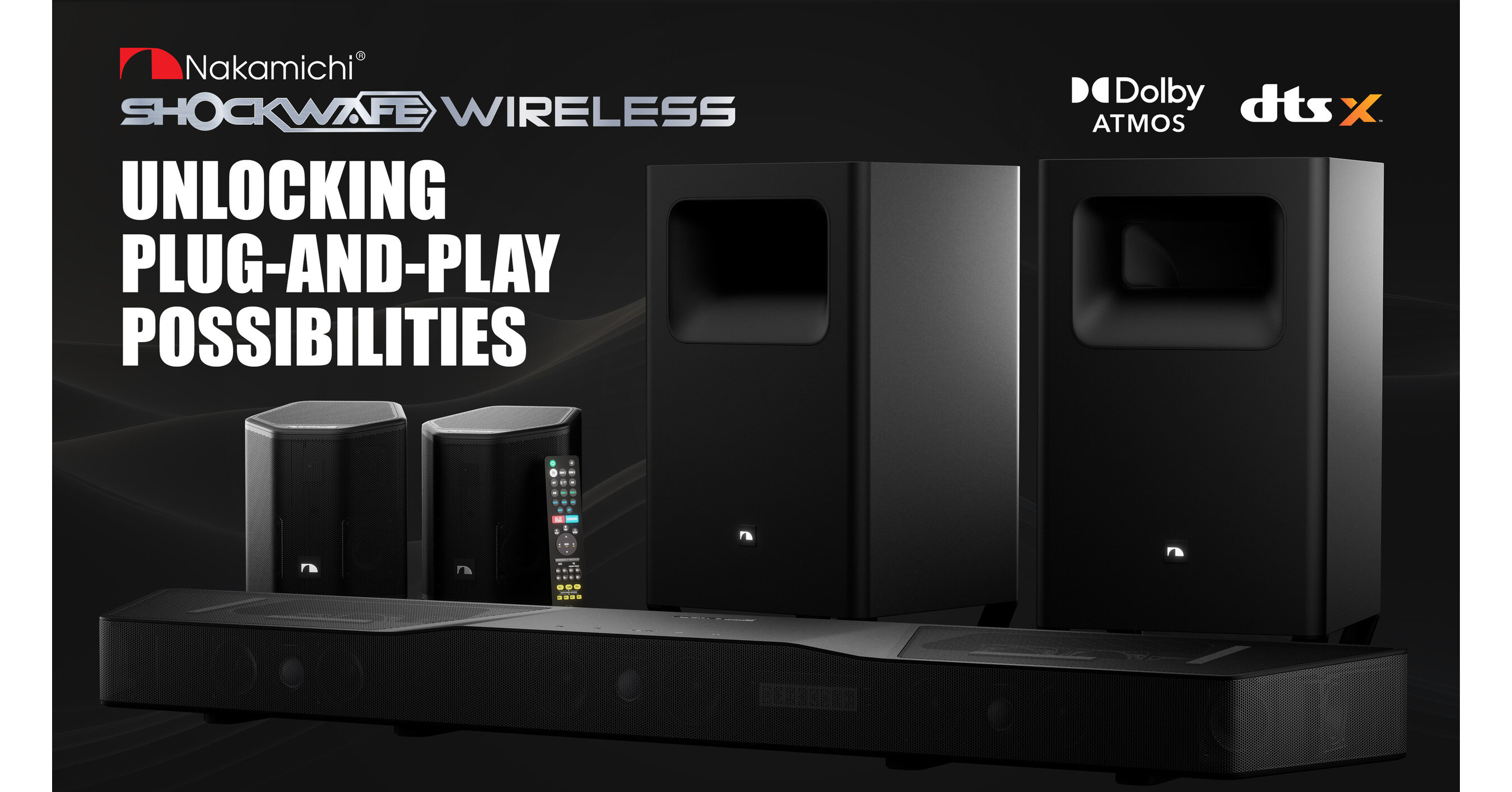 Nakamichi Redefines Soundbar Boundaries, Unleashes the 11.2.6 Shockwafe ...