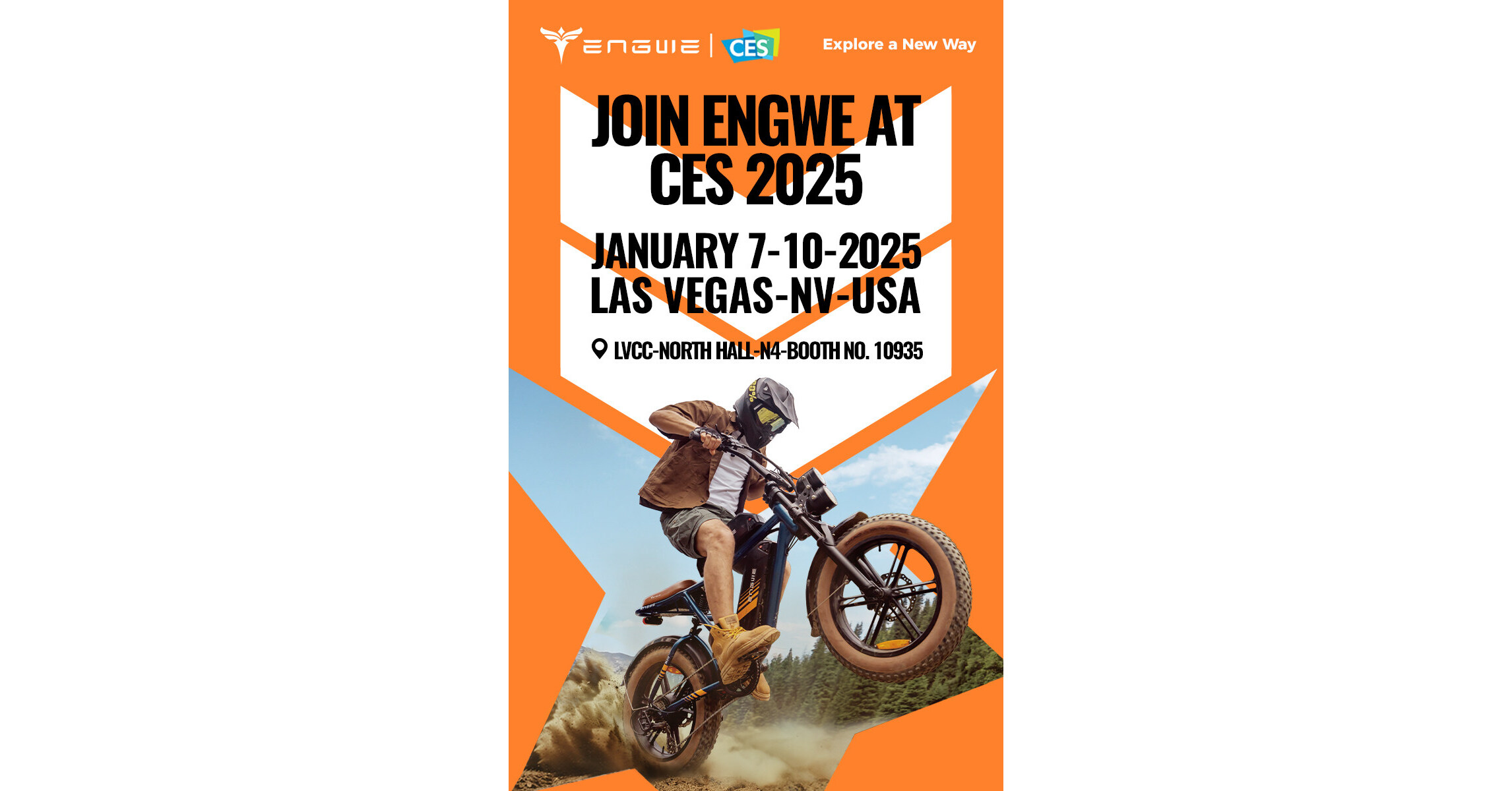ENGWE to Unveil New Commuter E-Bike Line "Mapfour" at CES 2025