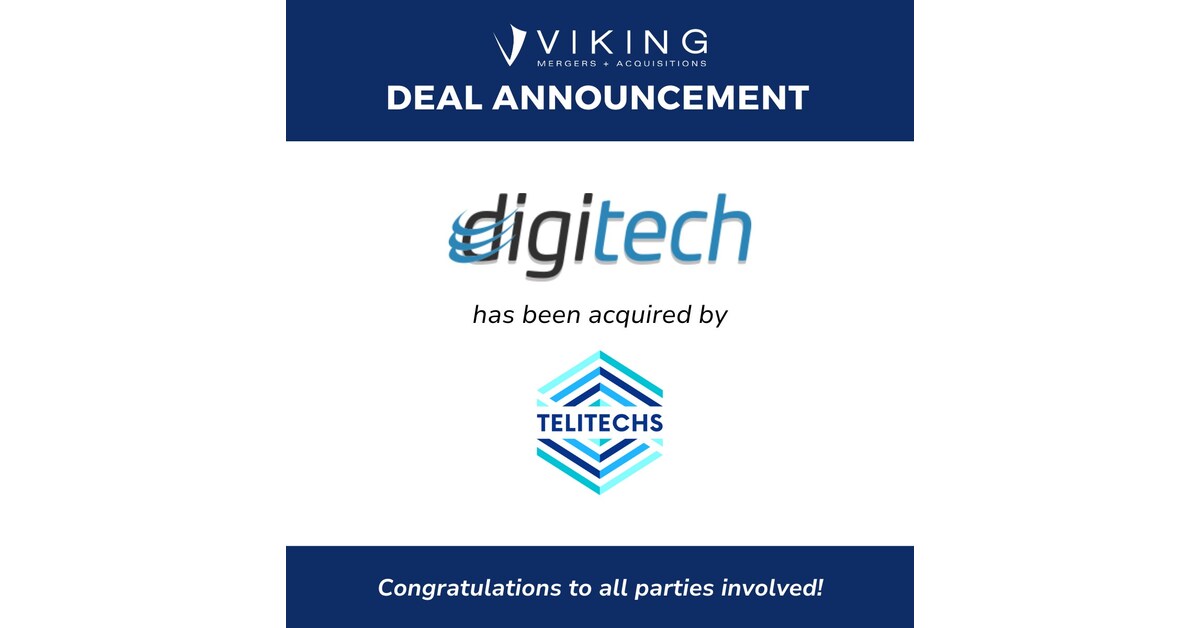 Legacy Telecommunications Firm Digitech Inc. Acquired by Tel-IT Technology Solutions
