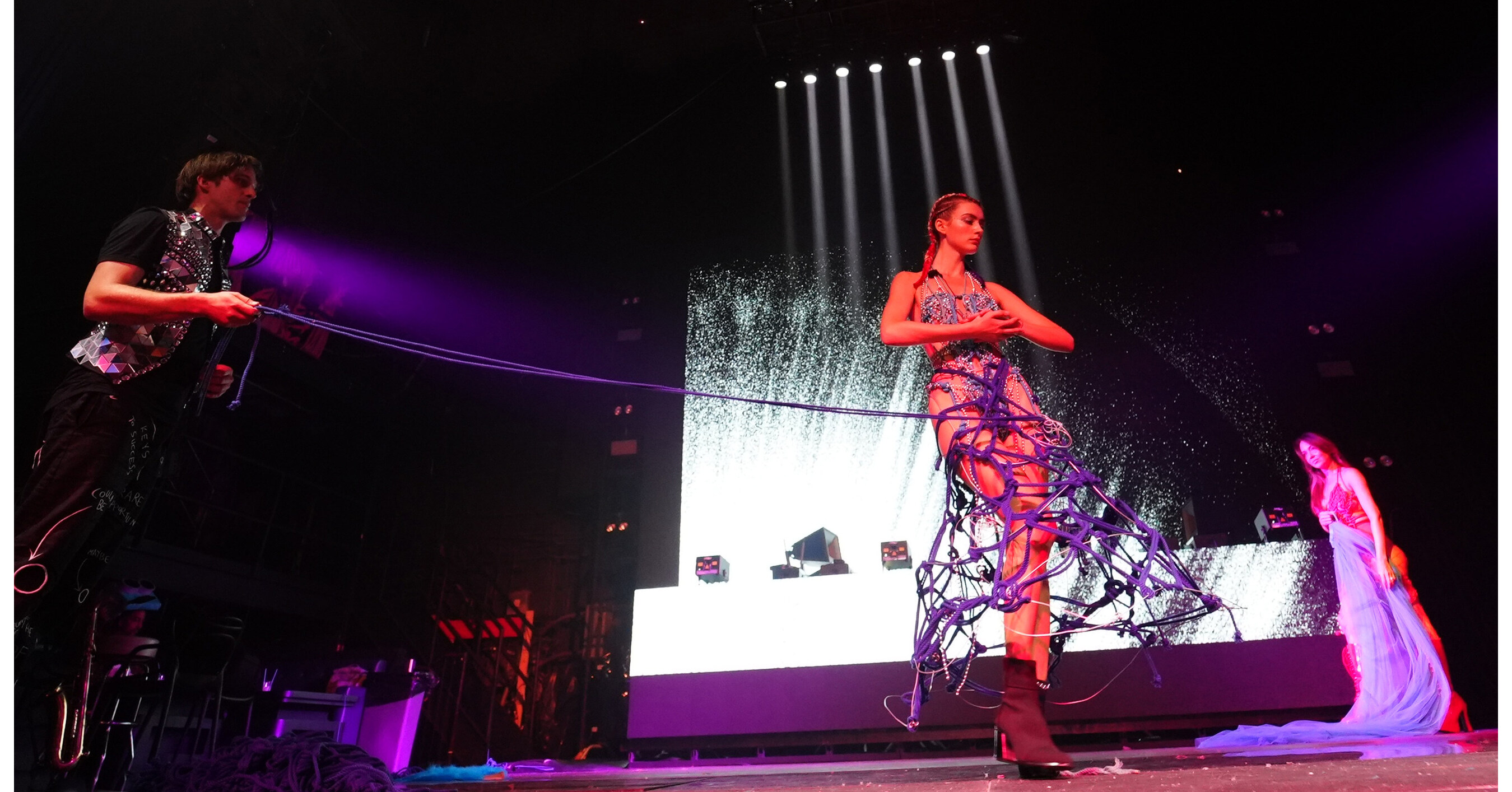 First-Ever Shibari Couture Performance Makes Historic Art Basel Miami Debut
