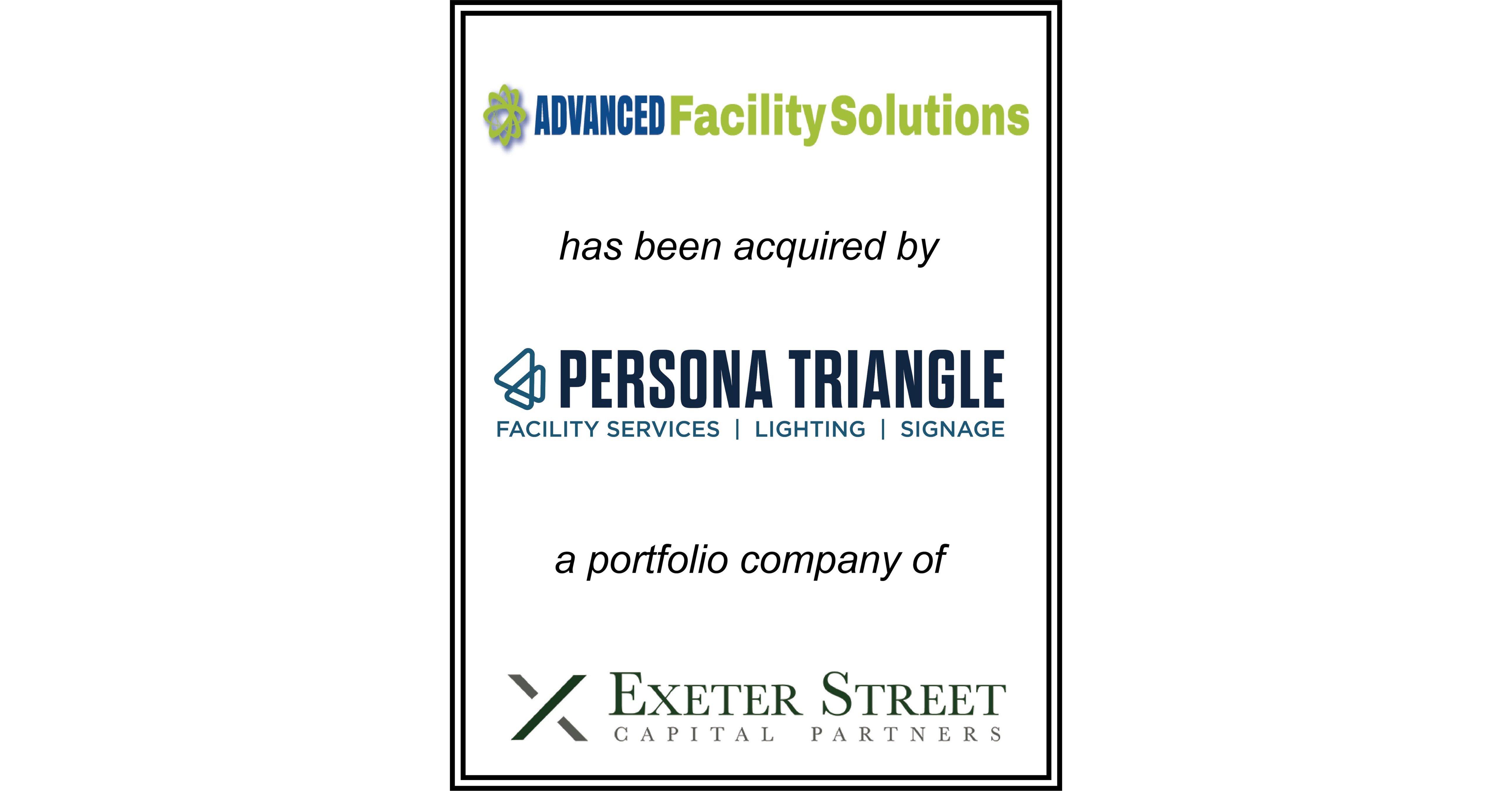 Exeter Street Capital Partners Announces its Portfolio Company Persona ...