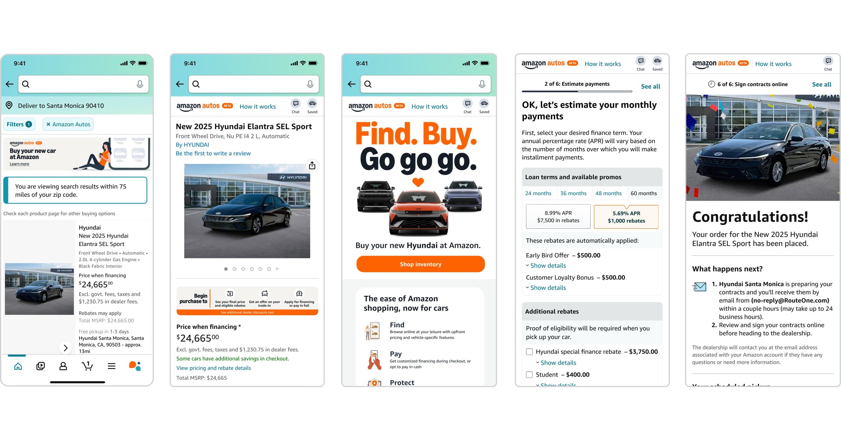 Hyundai Vehicles Available to "Add to Cart" on Amazon Autos