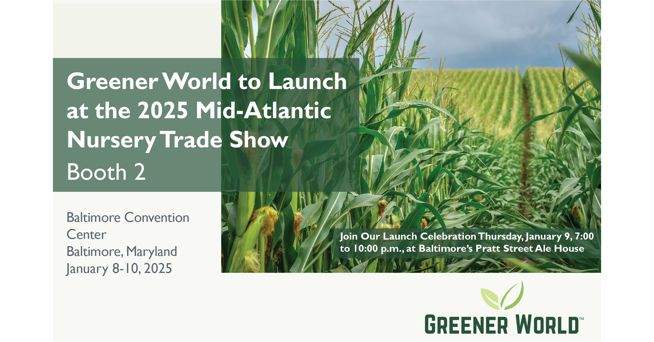 Greener World to Launch at the 2025 Mid-Atlantic Nursery Trade Show - MANTS